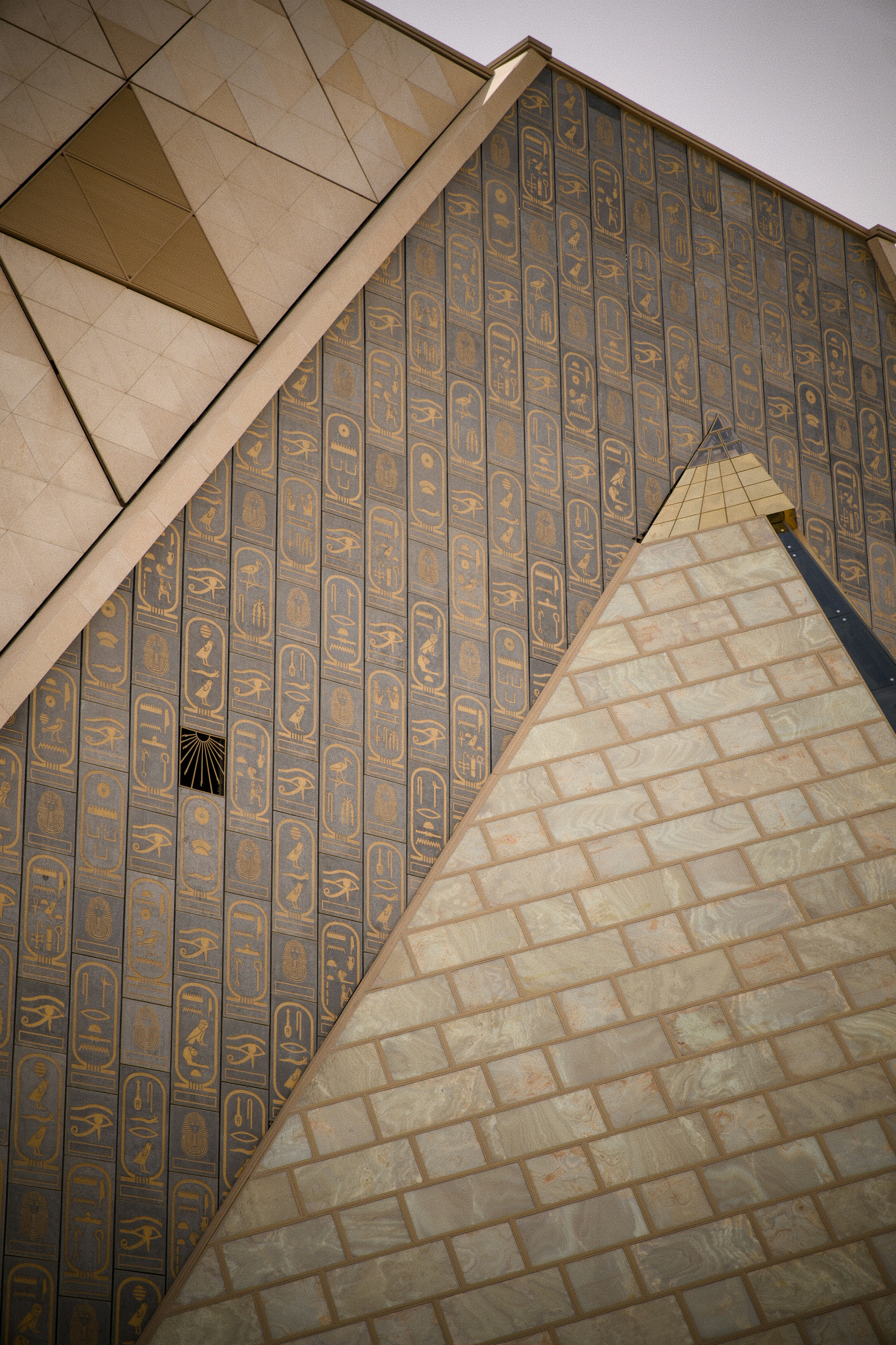 Diagonal Facades: Concrete and Glyphs in Angled Light