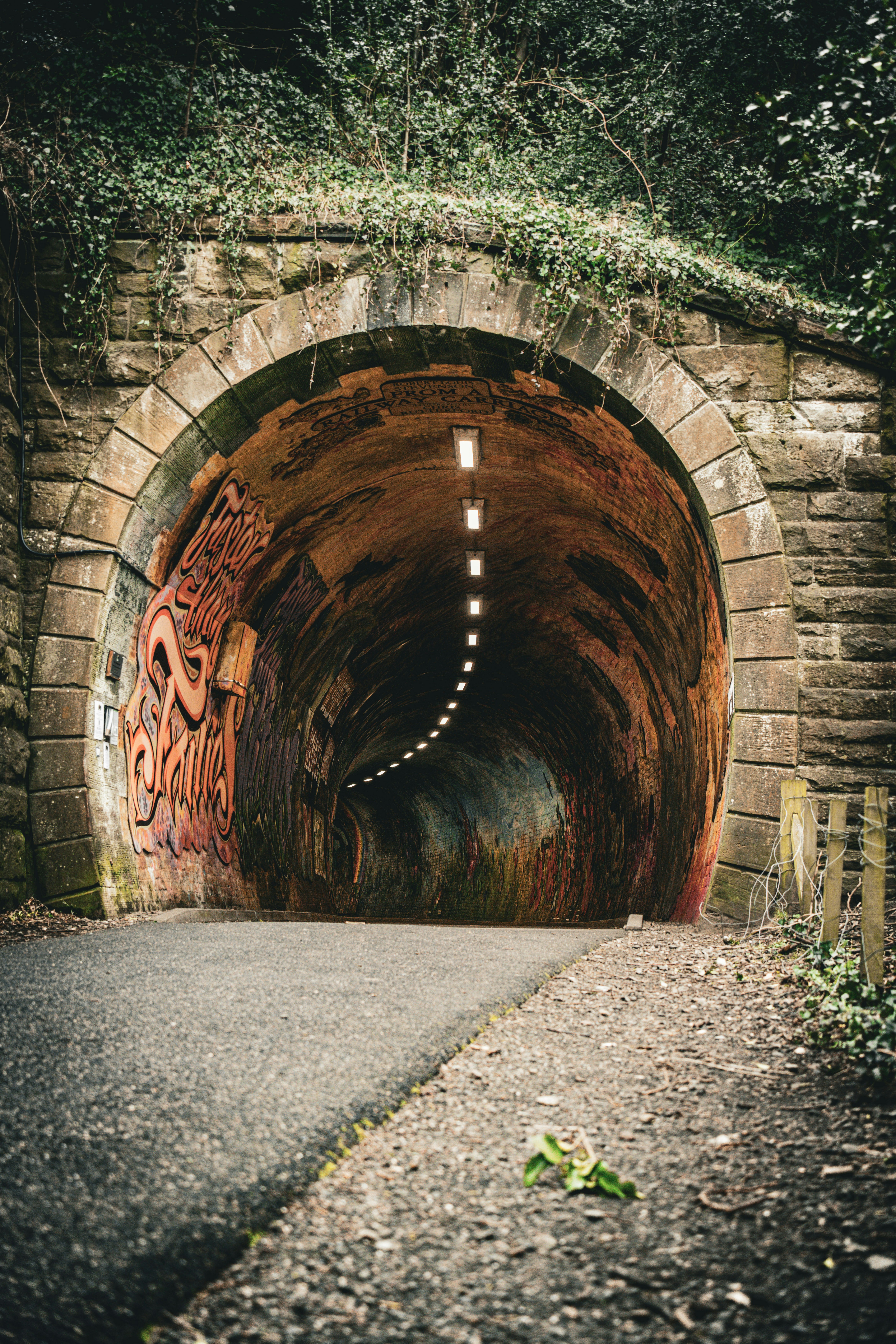 Brushstroke of Light: The Graffitied Tunnel Into Darkness