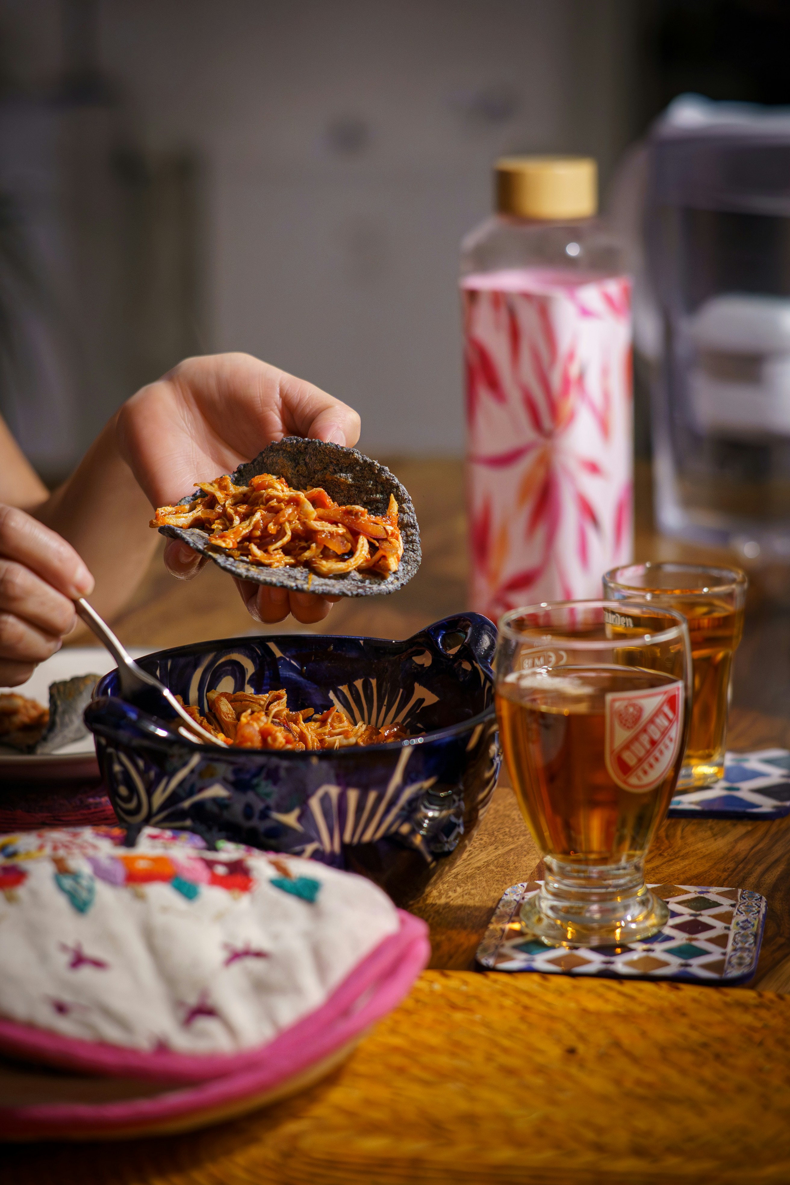 Chopsticks and Chili: A Casual Feast on the Wood Table