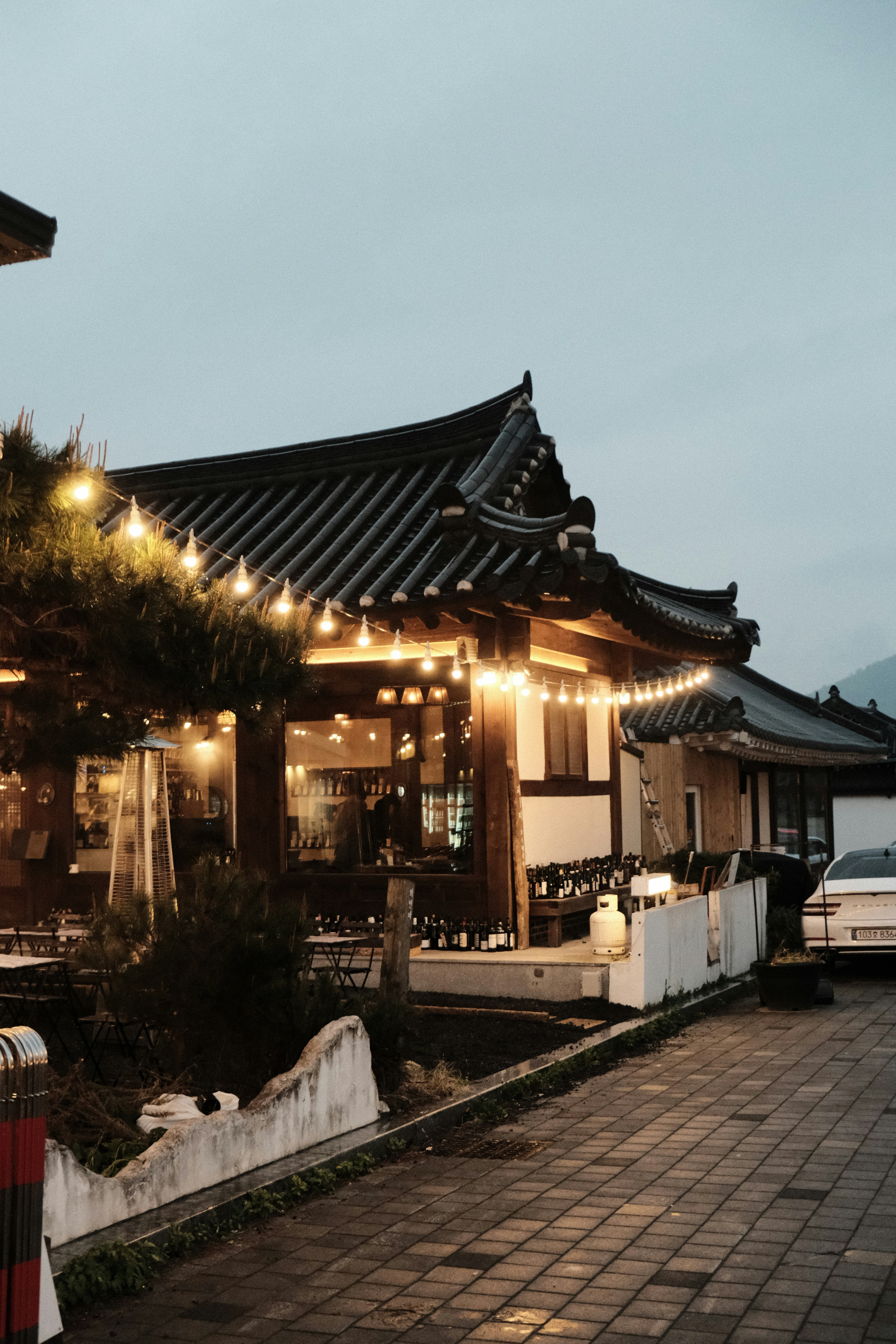 Evening Lanterns at the Traditions Court