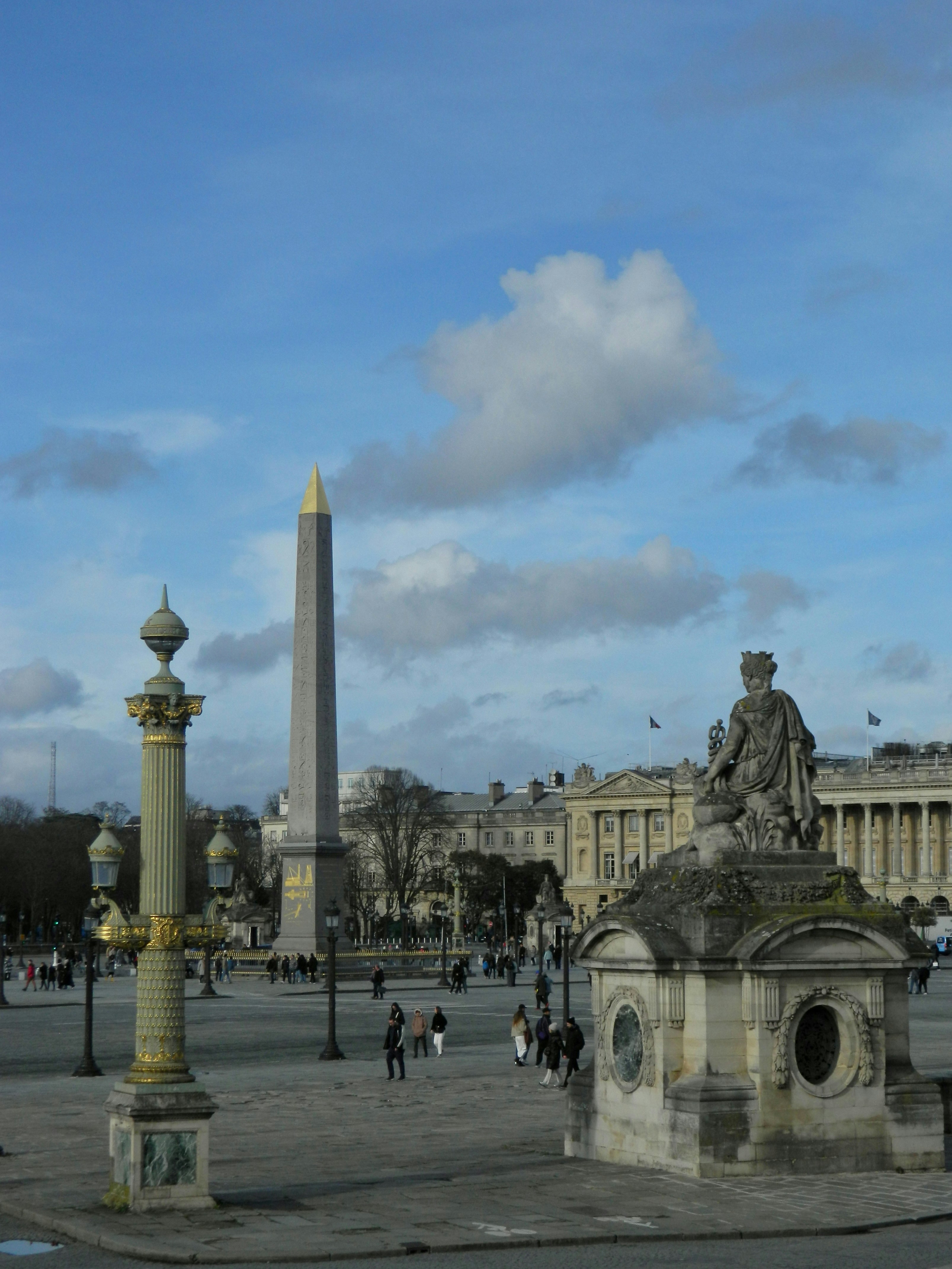 Obelisk and Marble: A French Plaza Whisper