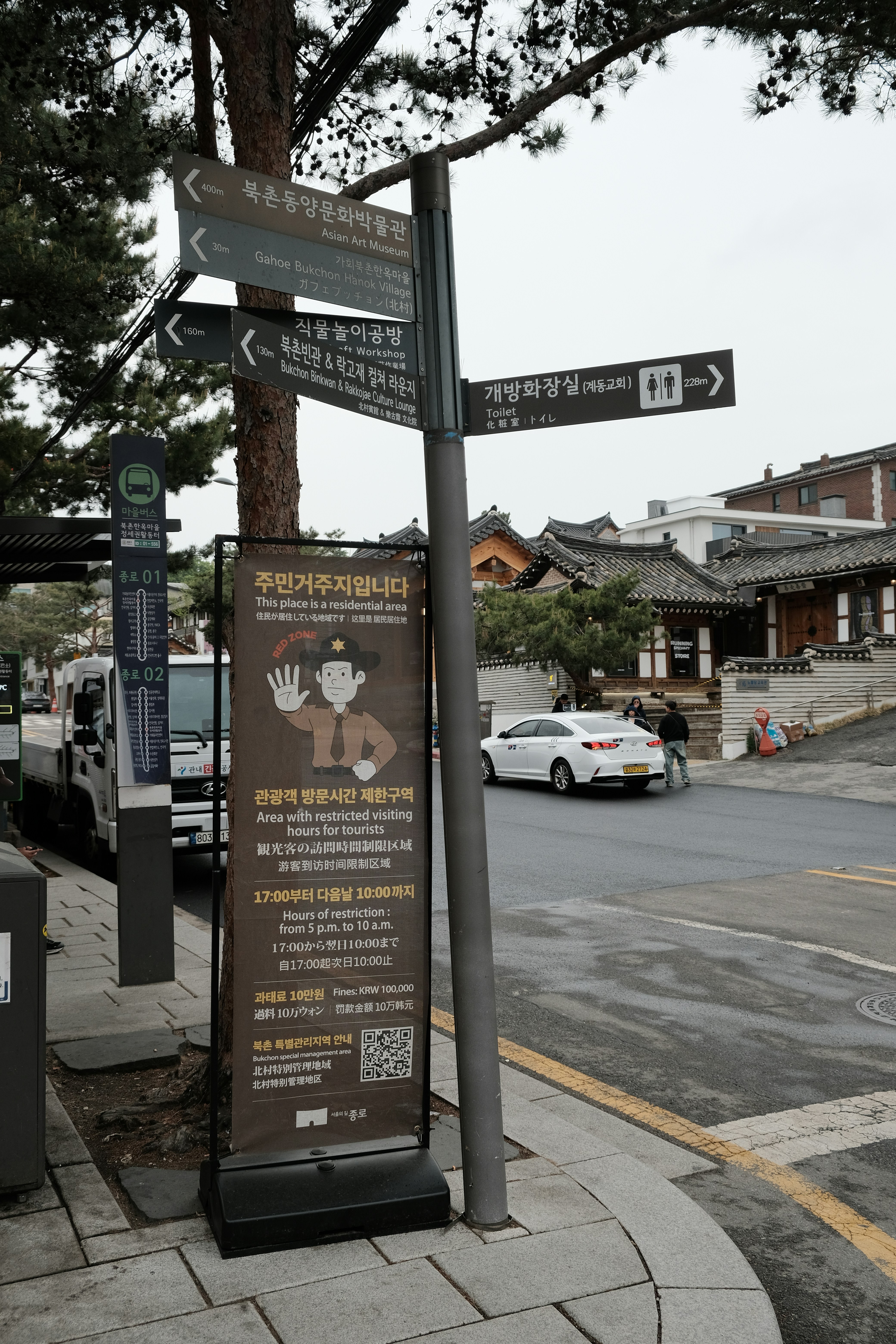 Signpost Corridor: A Quiet Campus of Signage and Street Life
