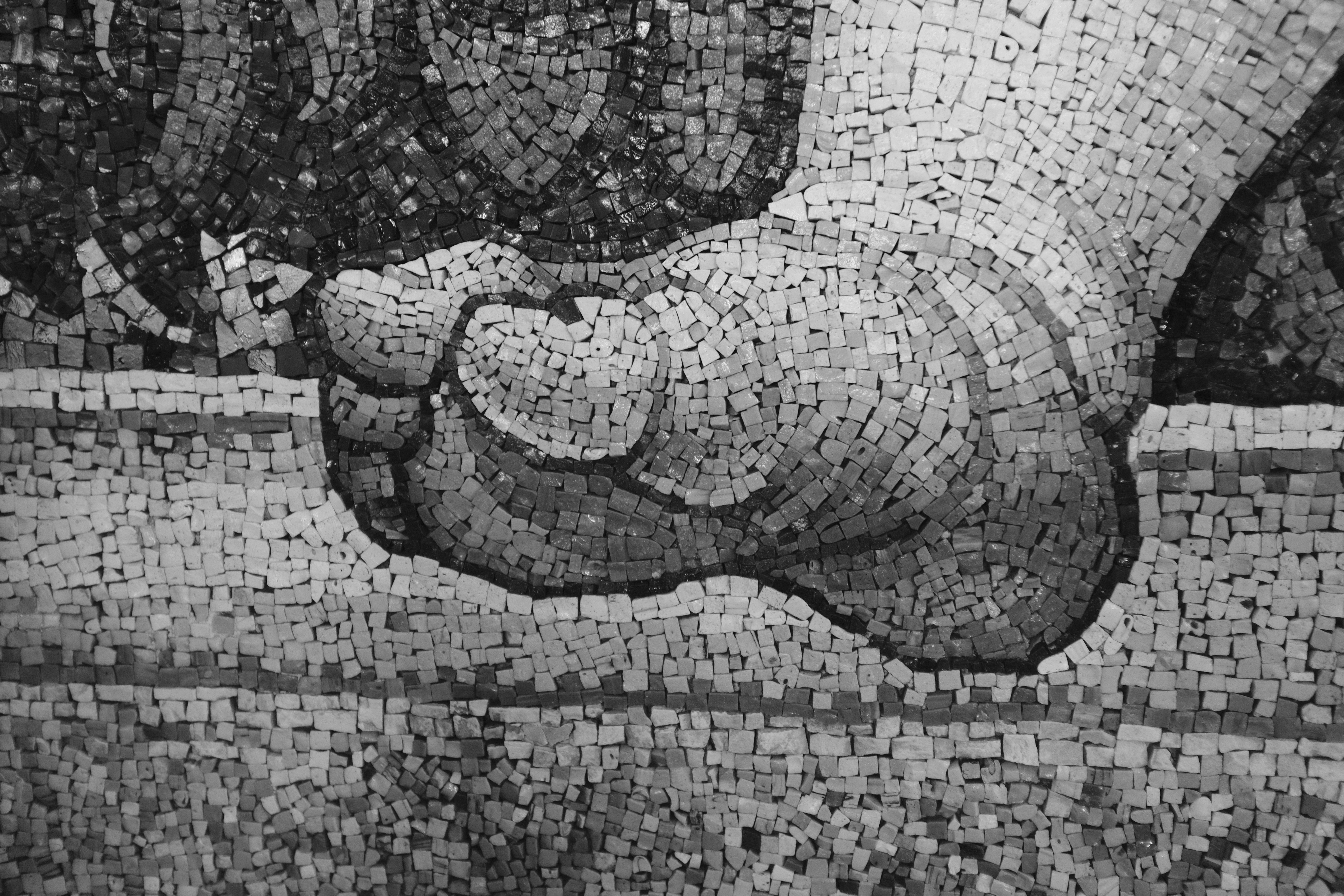 Handshake on Mosaic: A Quiet Moment of Agreement