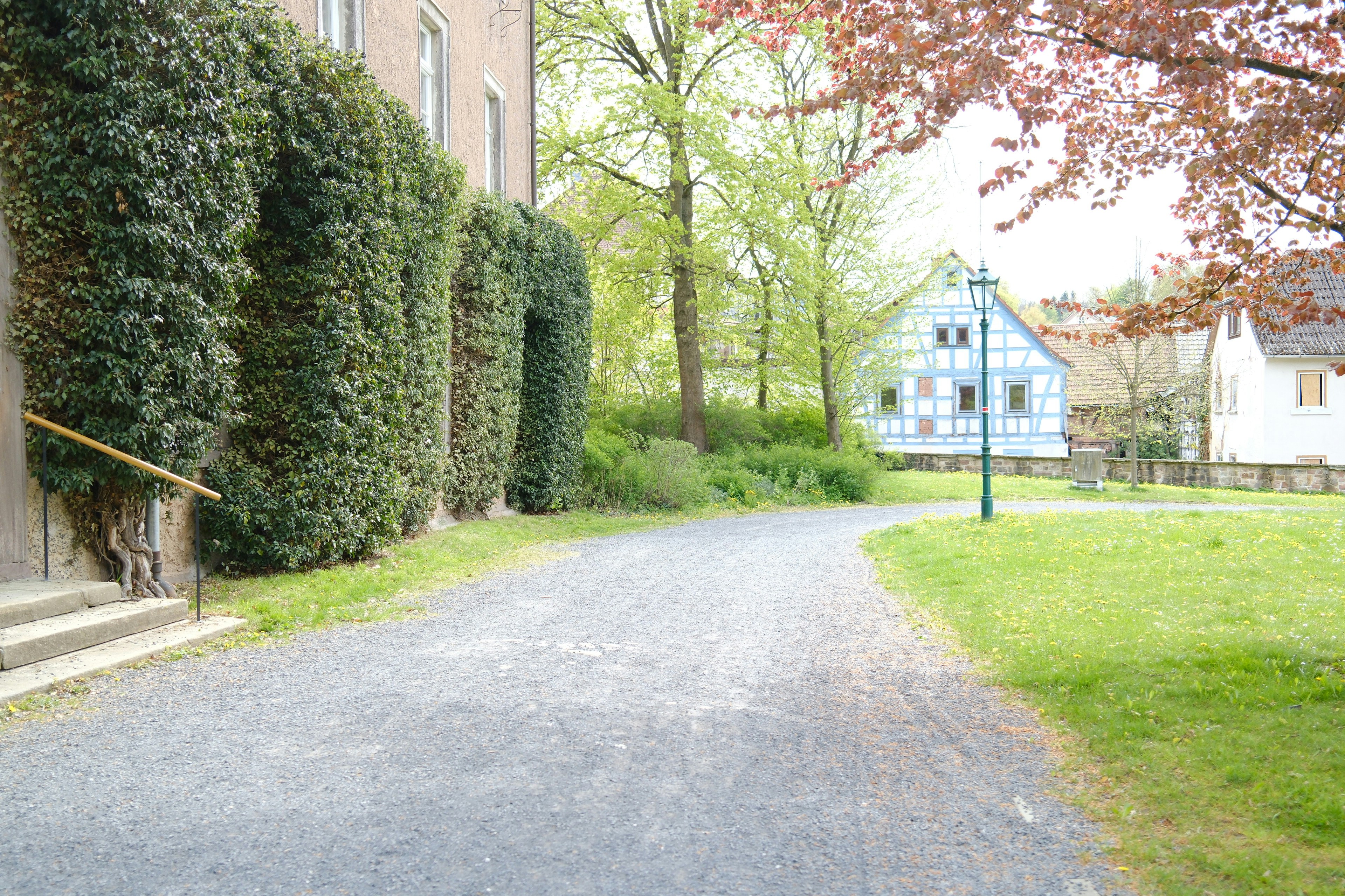 Path to a Quiet Fachwerk Village