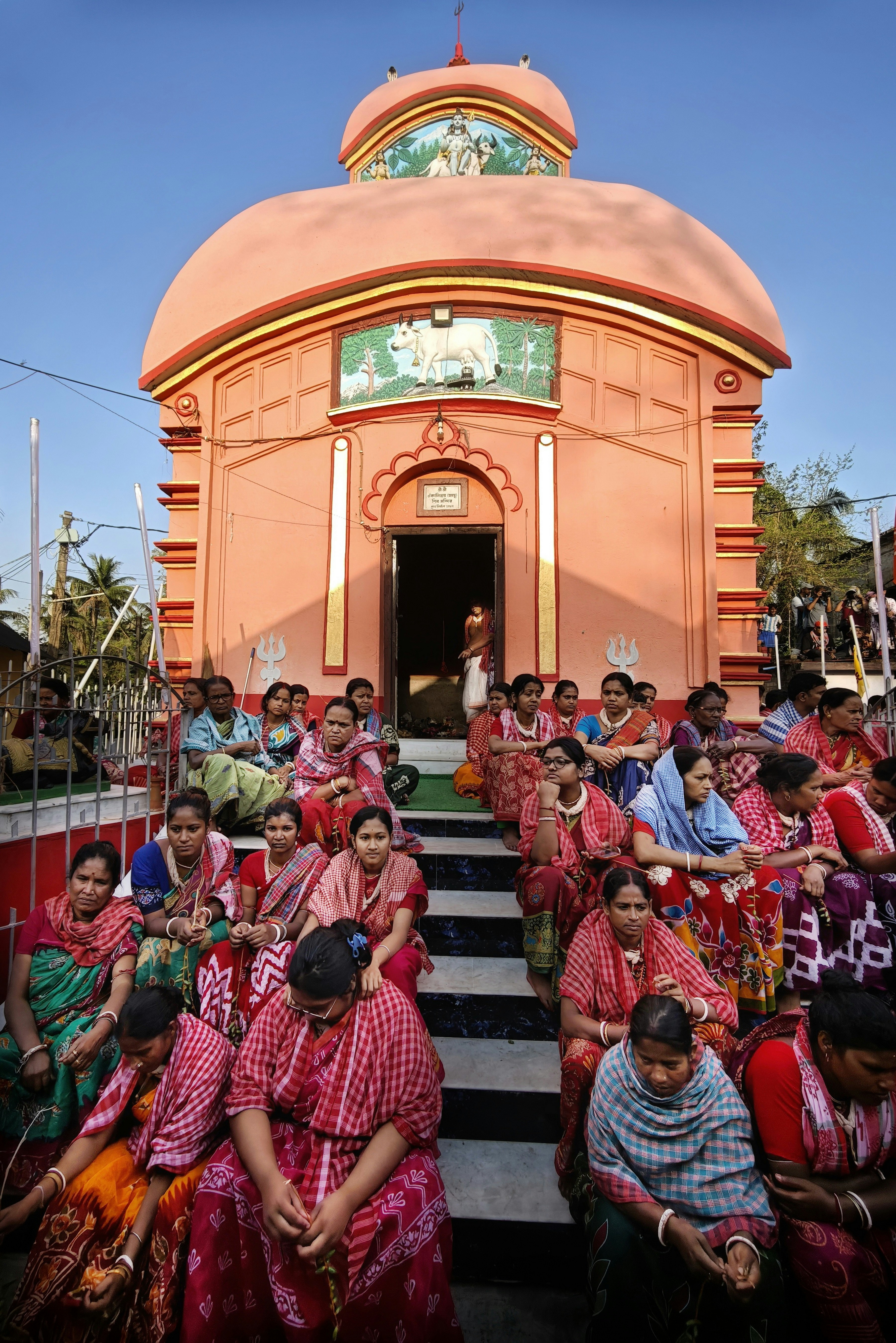 Ceremonial Gathering at Sunrise Temple