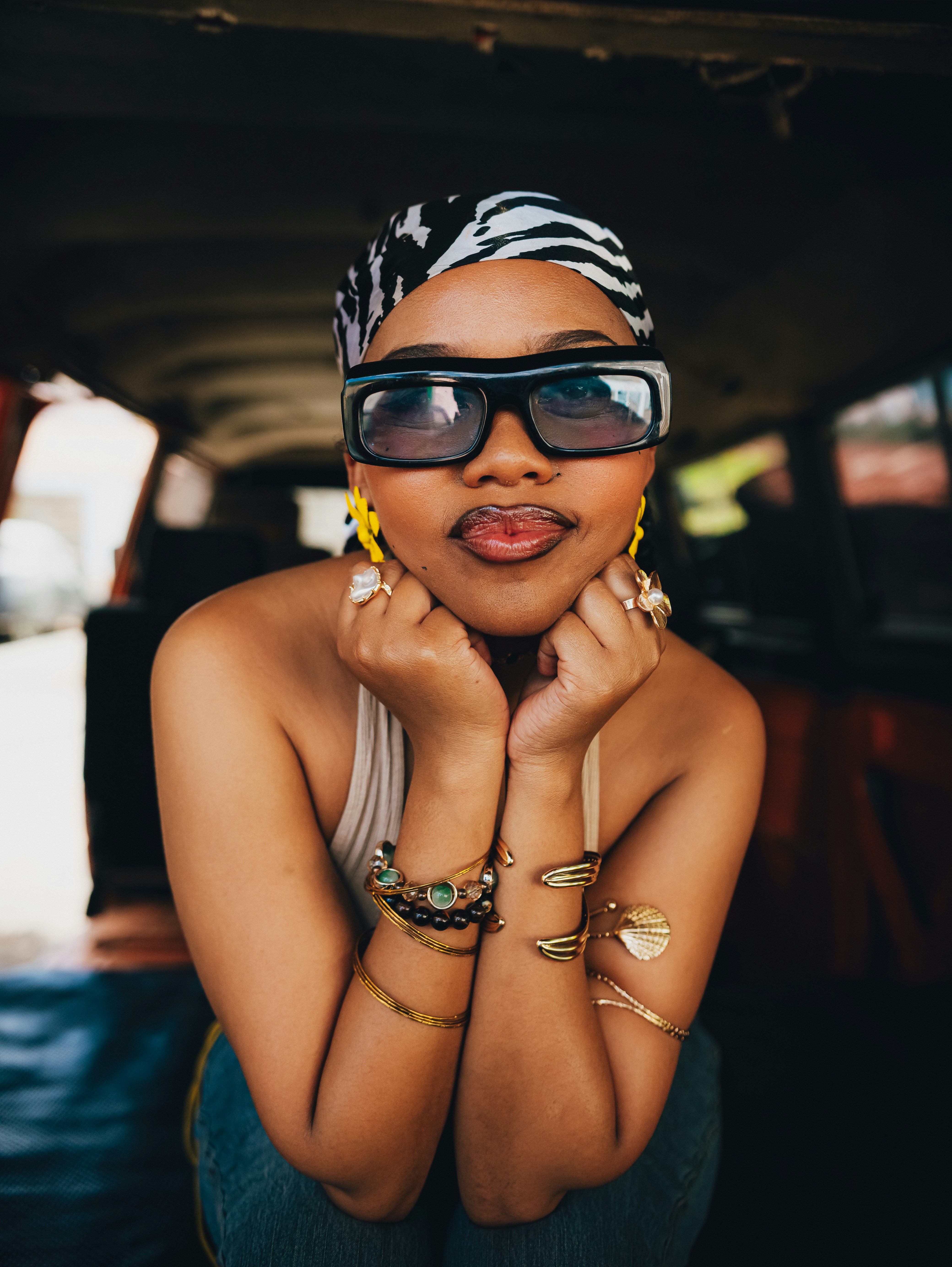 Portrait in Focus: Bold Style Under the Sun