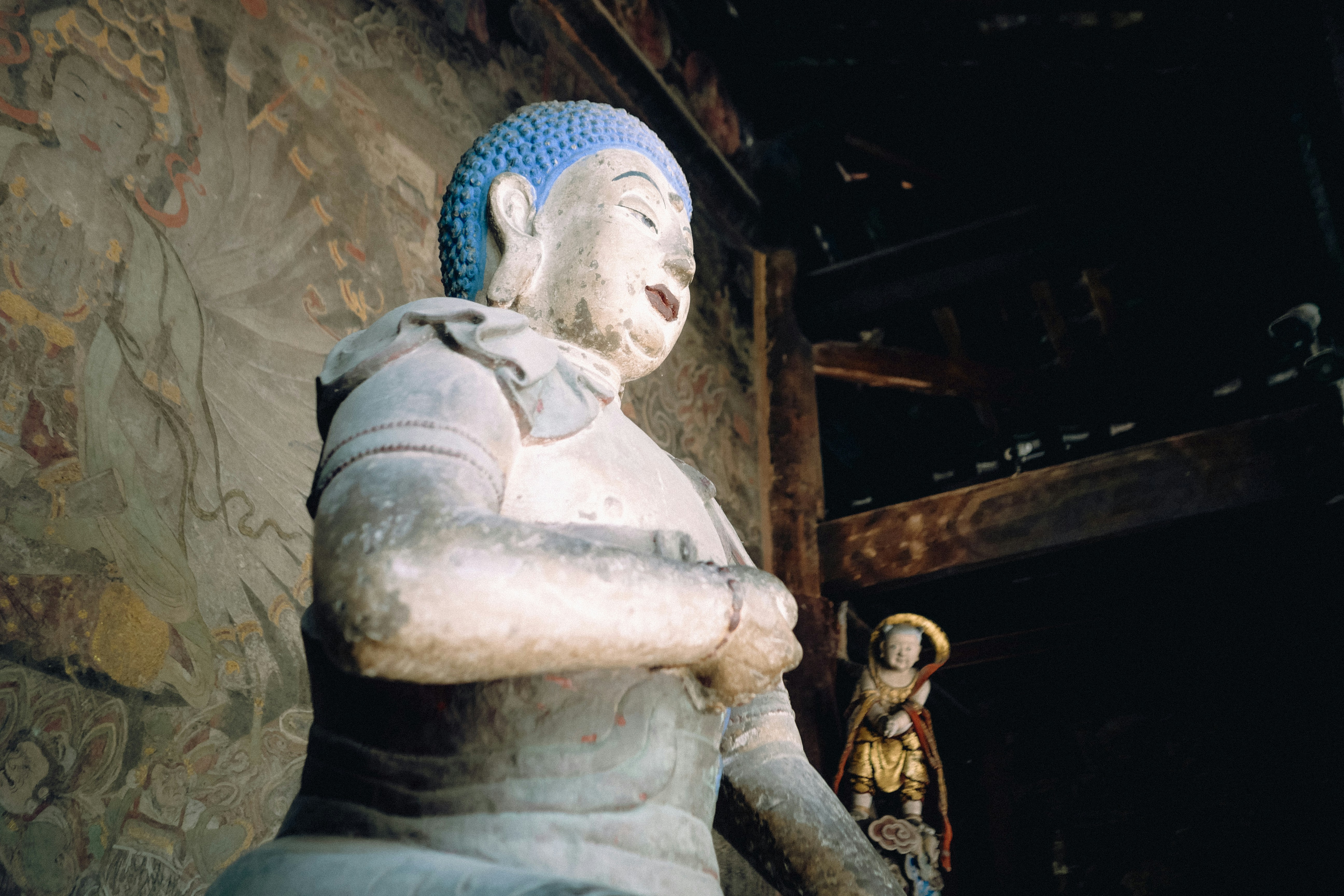 Quiet Buddha in the Shadowed Shrine