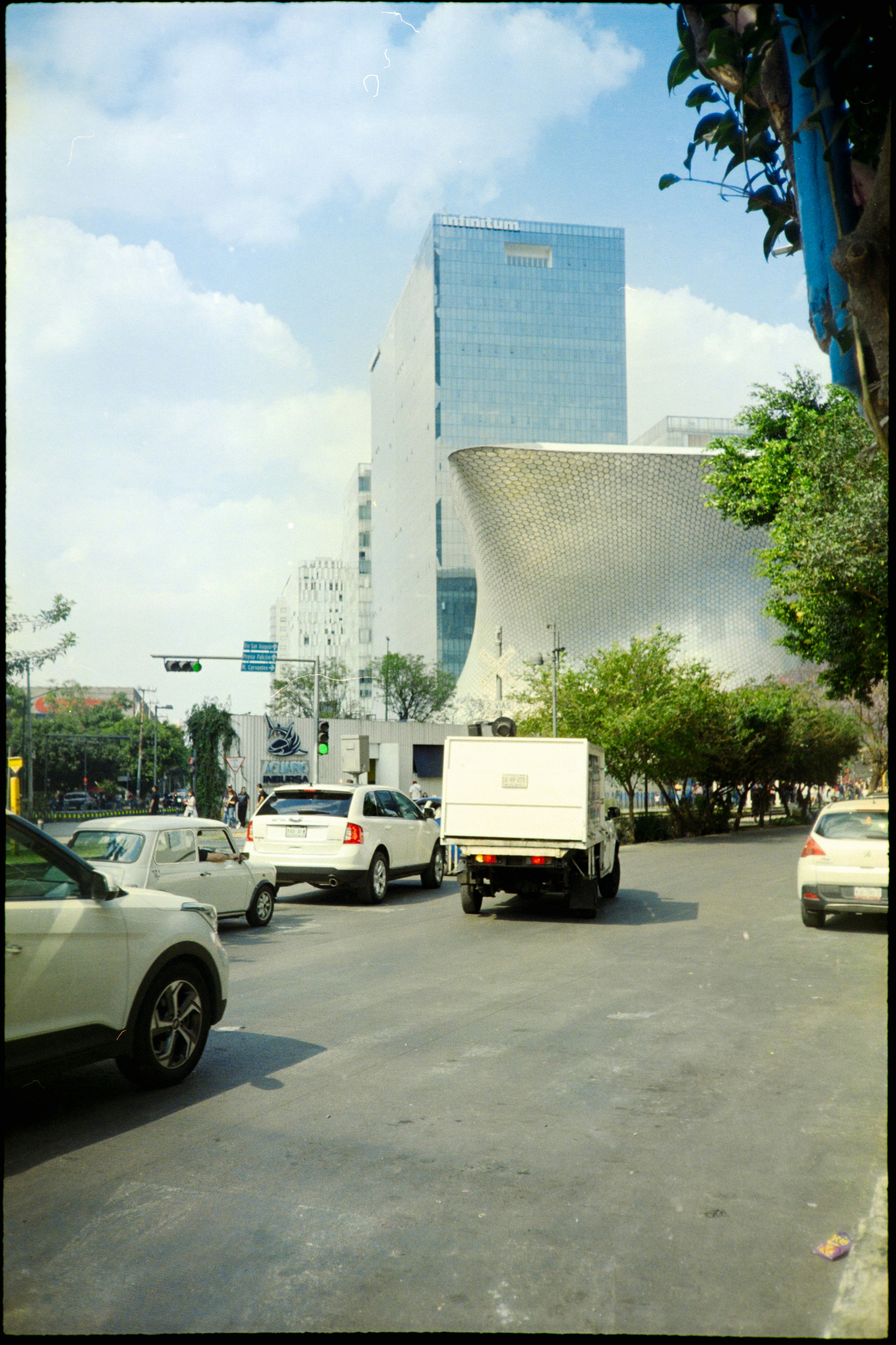 City Boulevard Under Modern Silhouettes