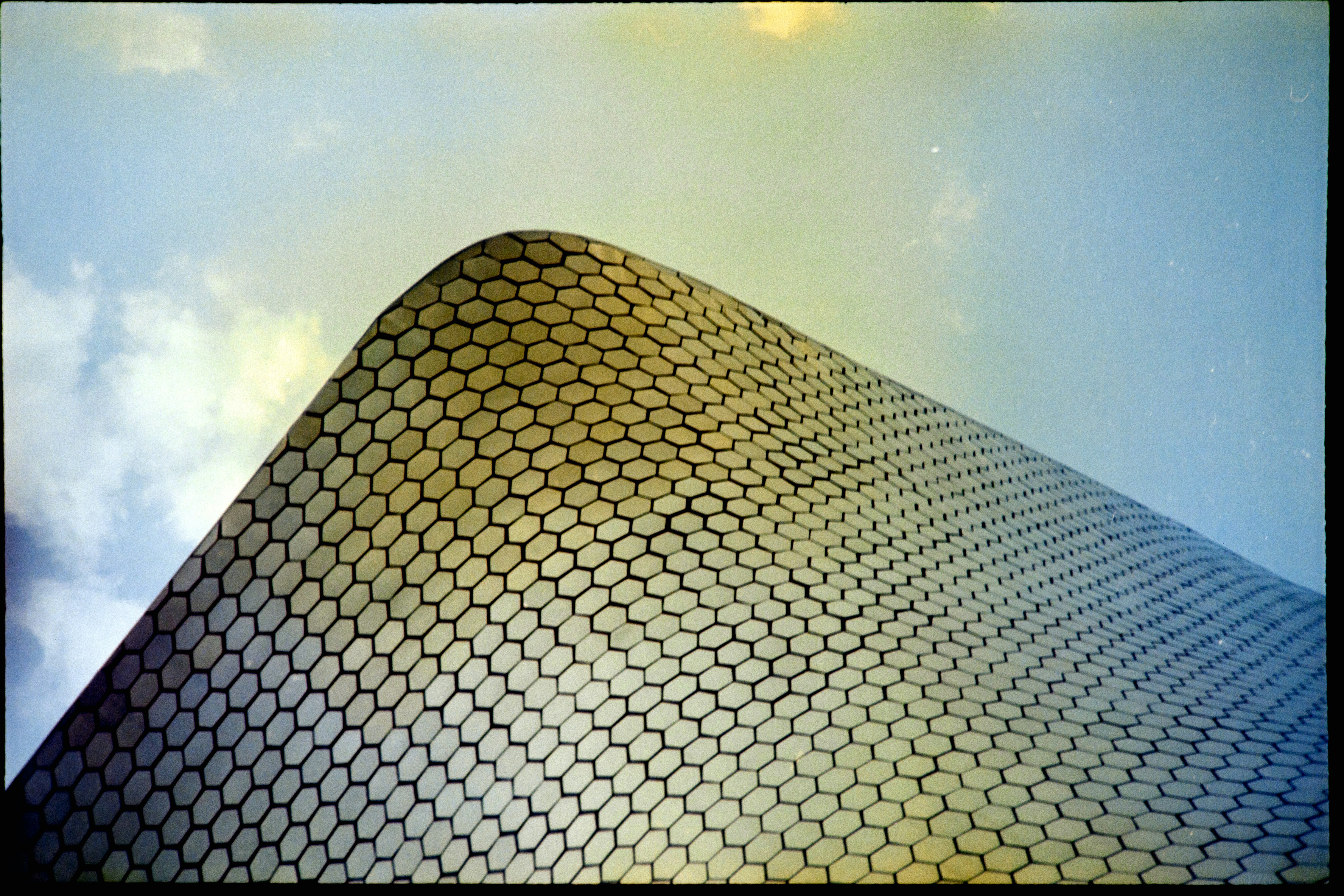Hexagonal Facade Reaches for the Sky