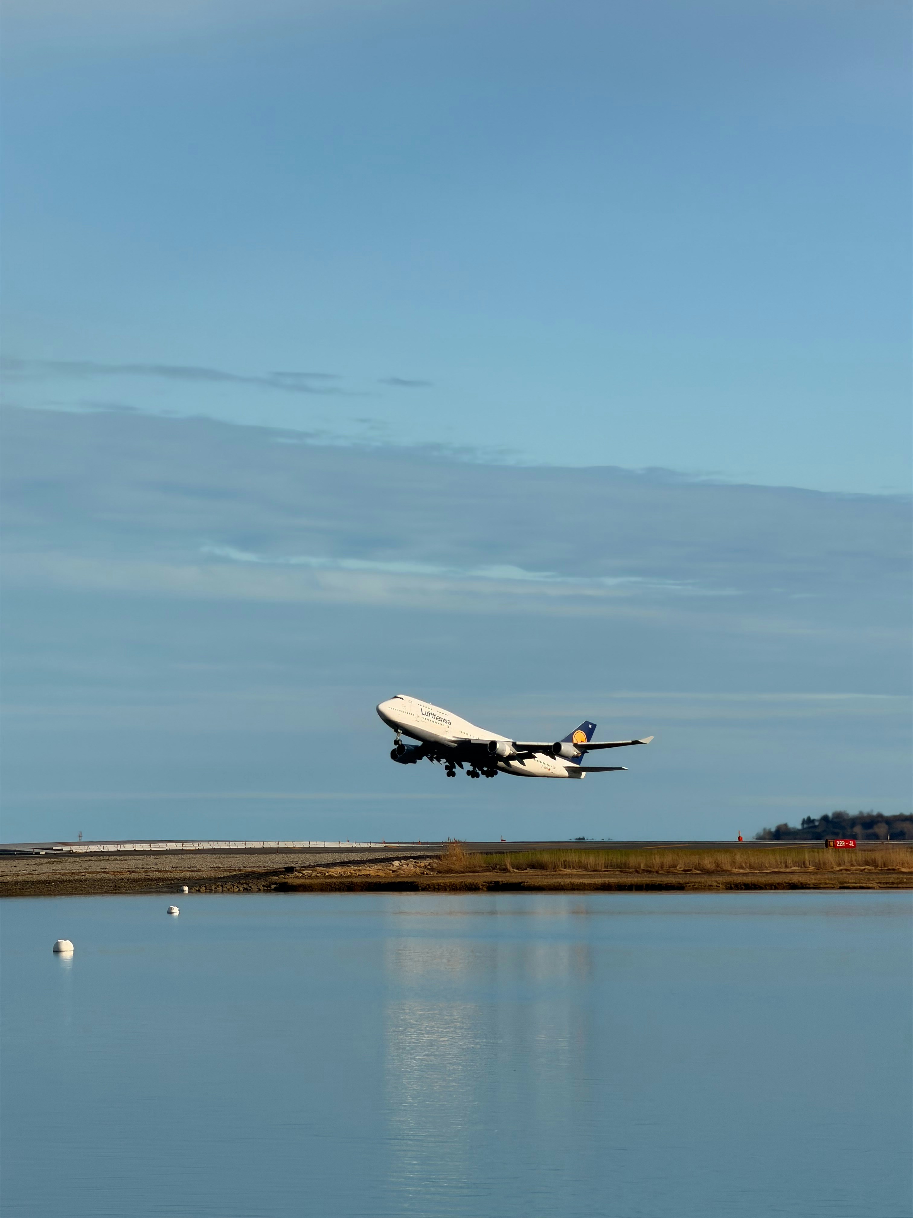 Transatlantic Lift-off over Still Water