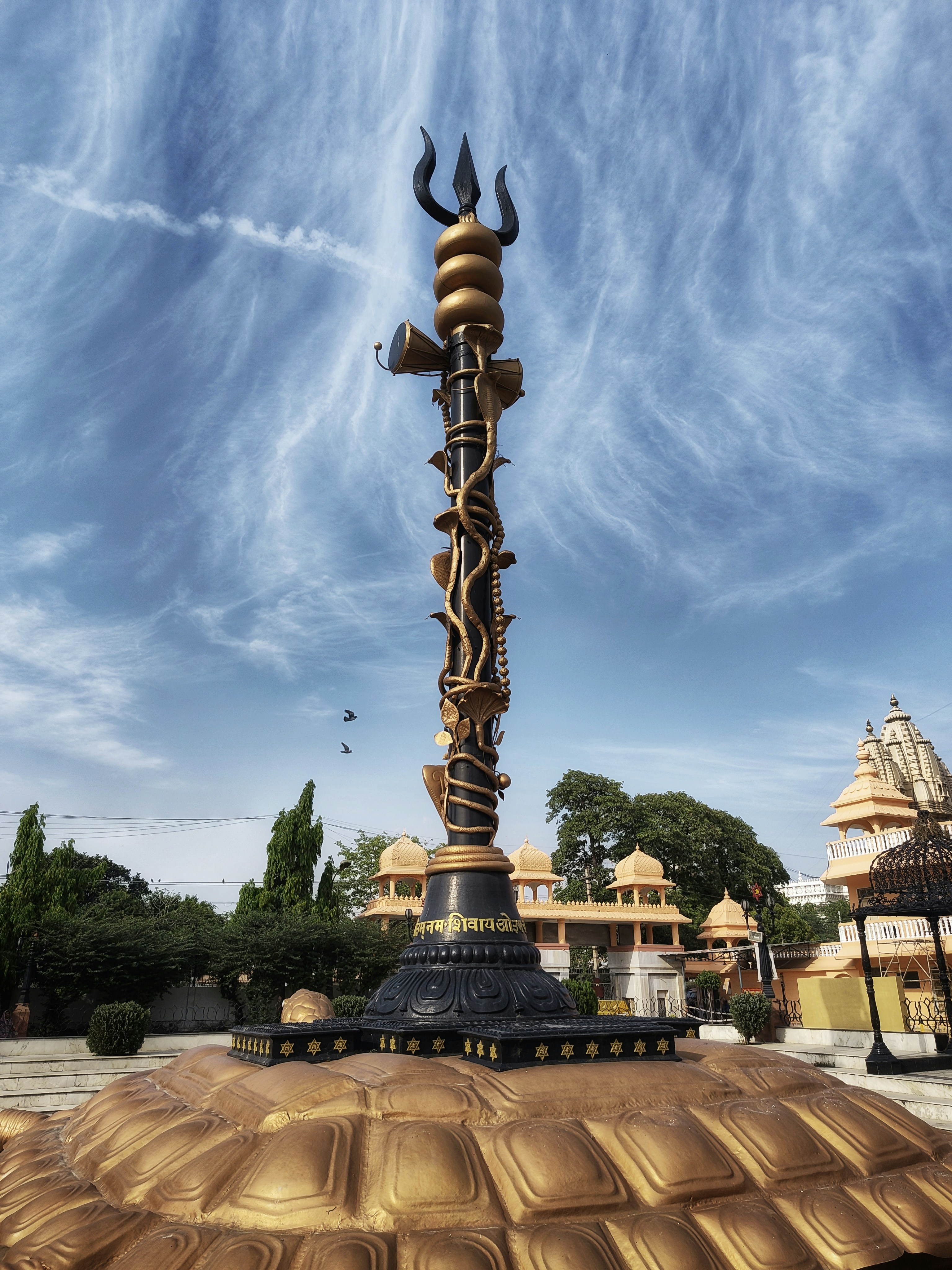 Sculpted Spire Against a Velvet Sky