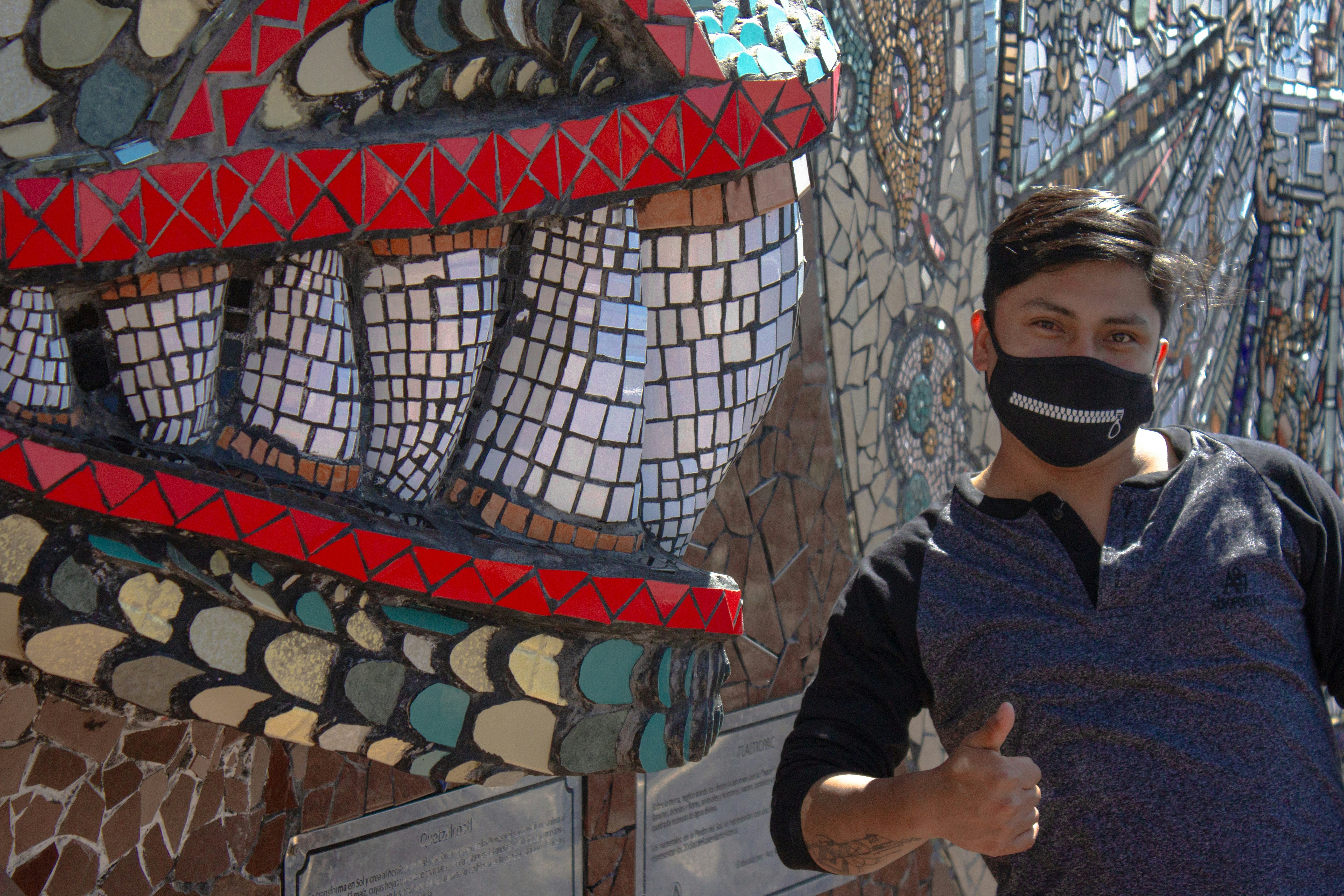 Thumbs Up by the Mosaic Dragon