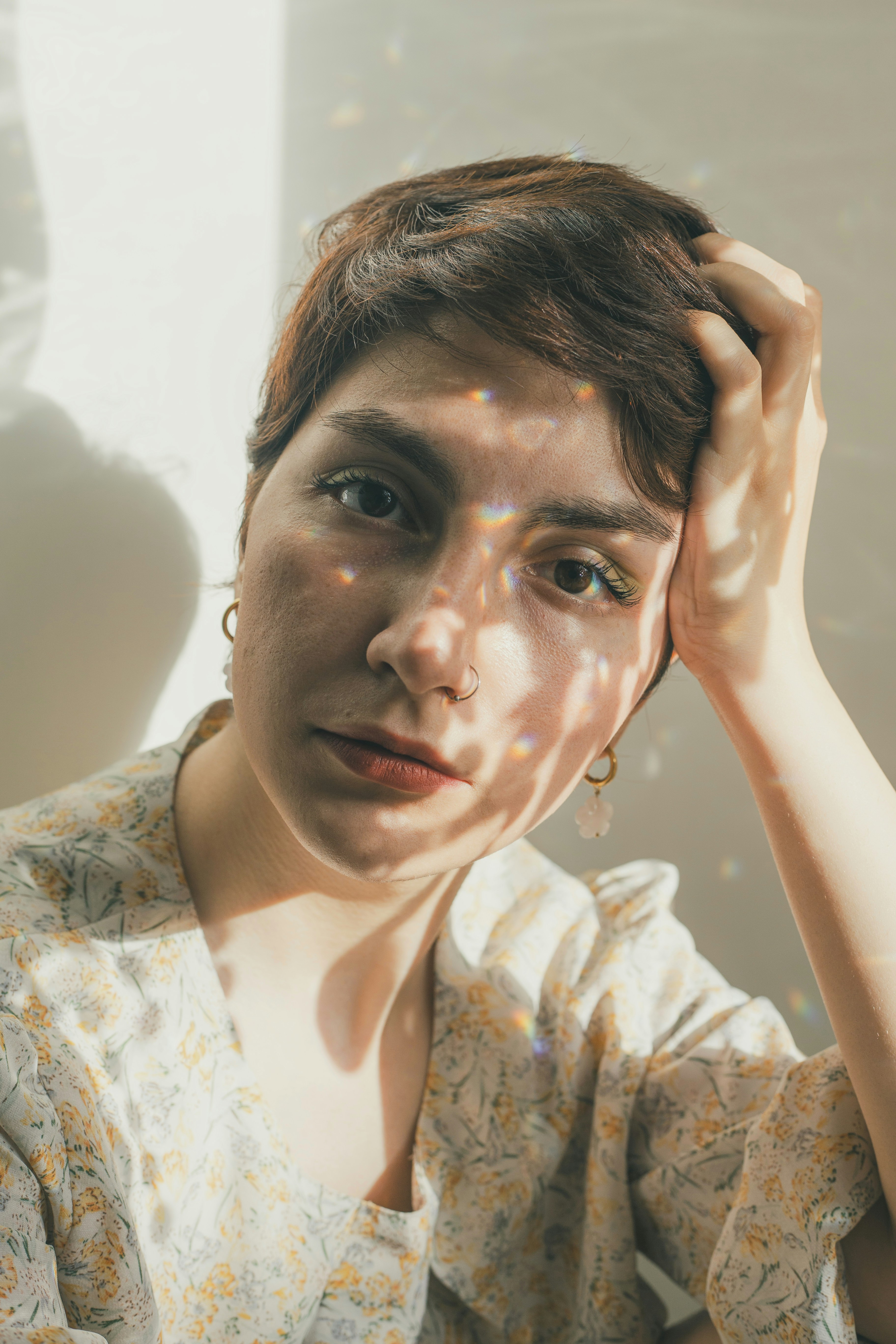Soft Prism: Light Dancing Across a Portrait