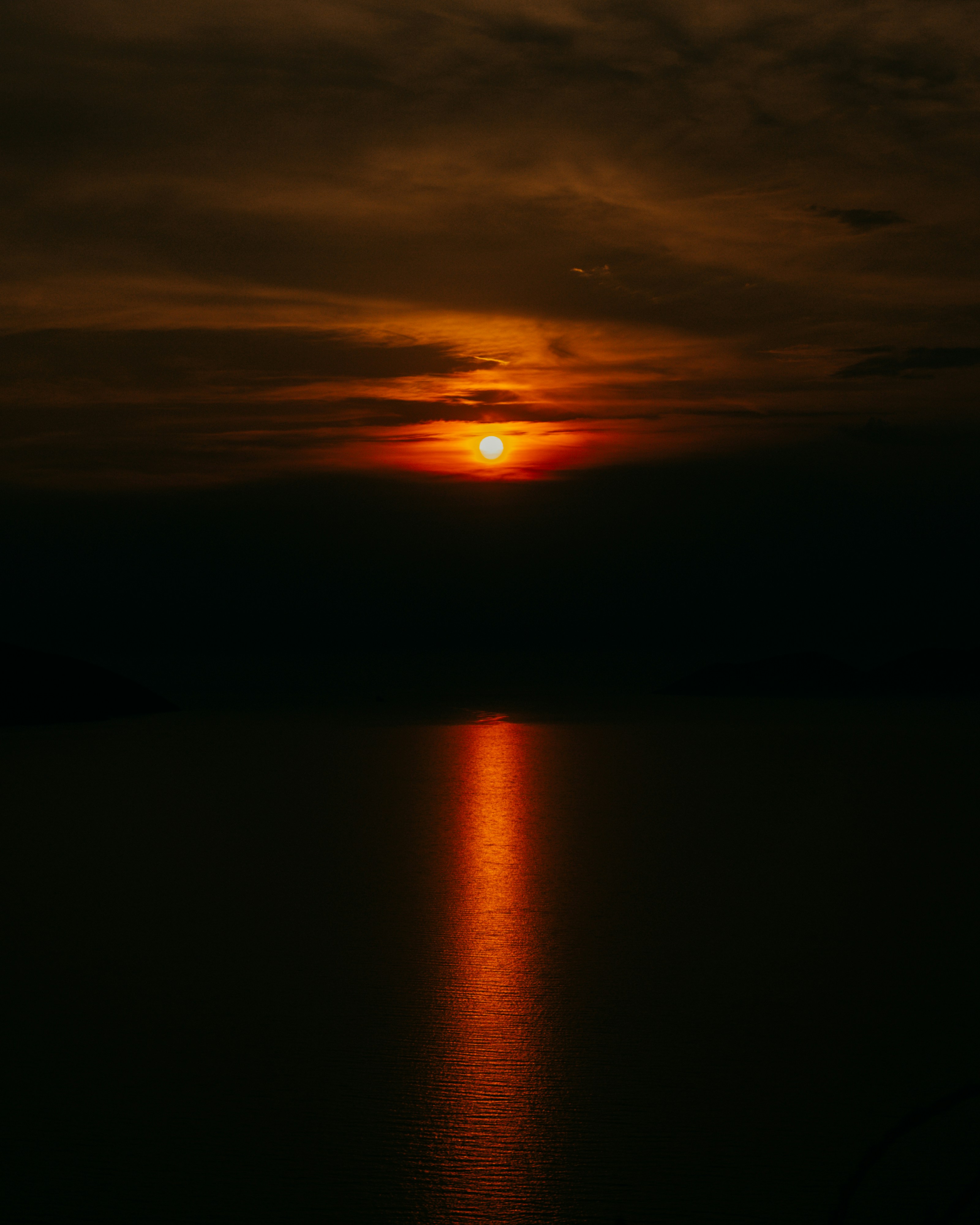 Dawn on the Quiet Horizon: Fire in the Sea