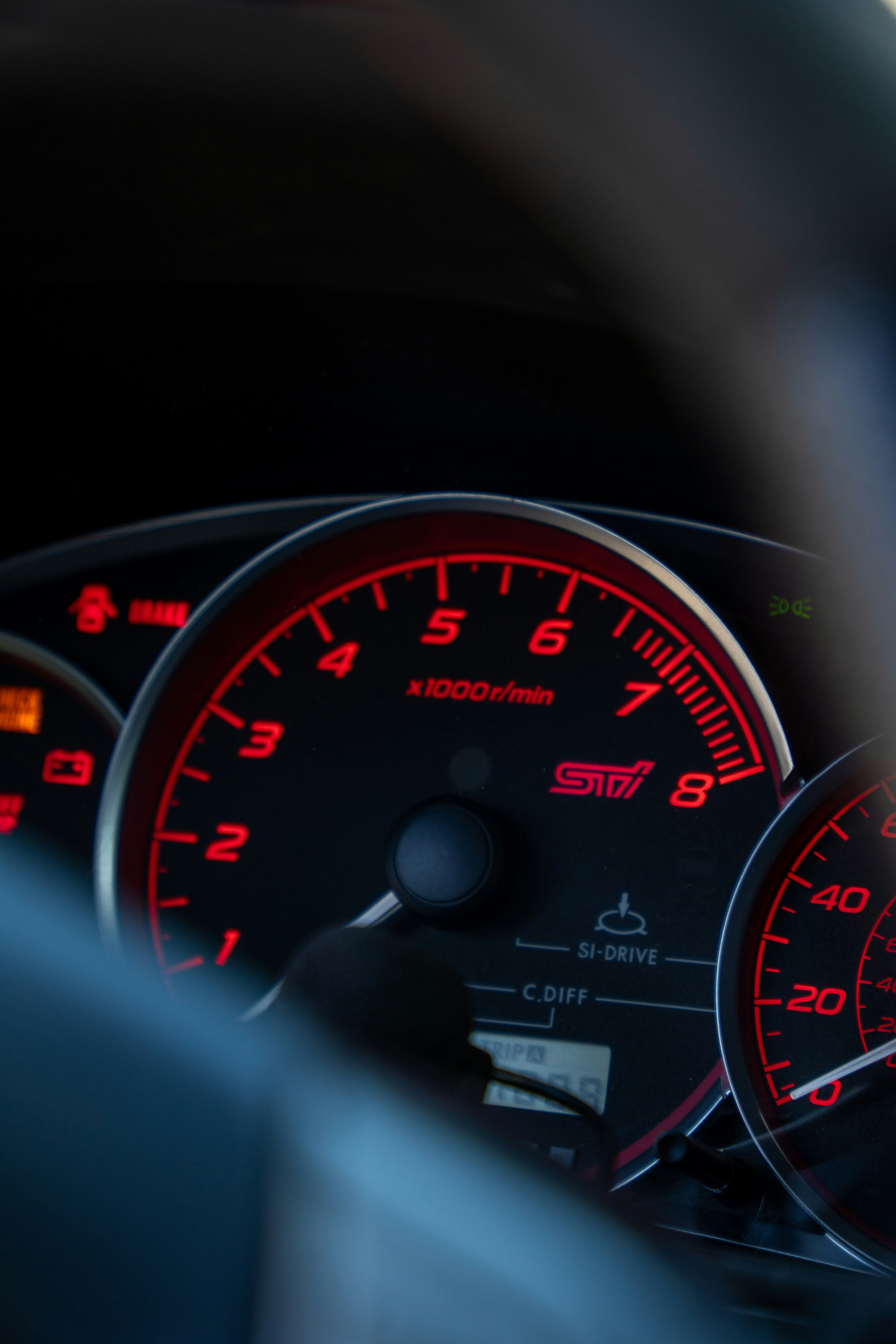 Redline Pulse: The Tachometer Speaks in Cyan and Crimson