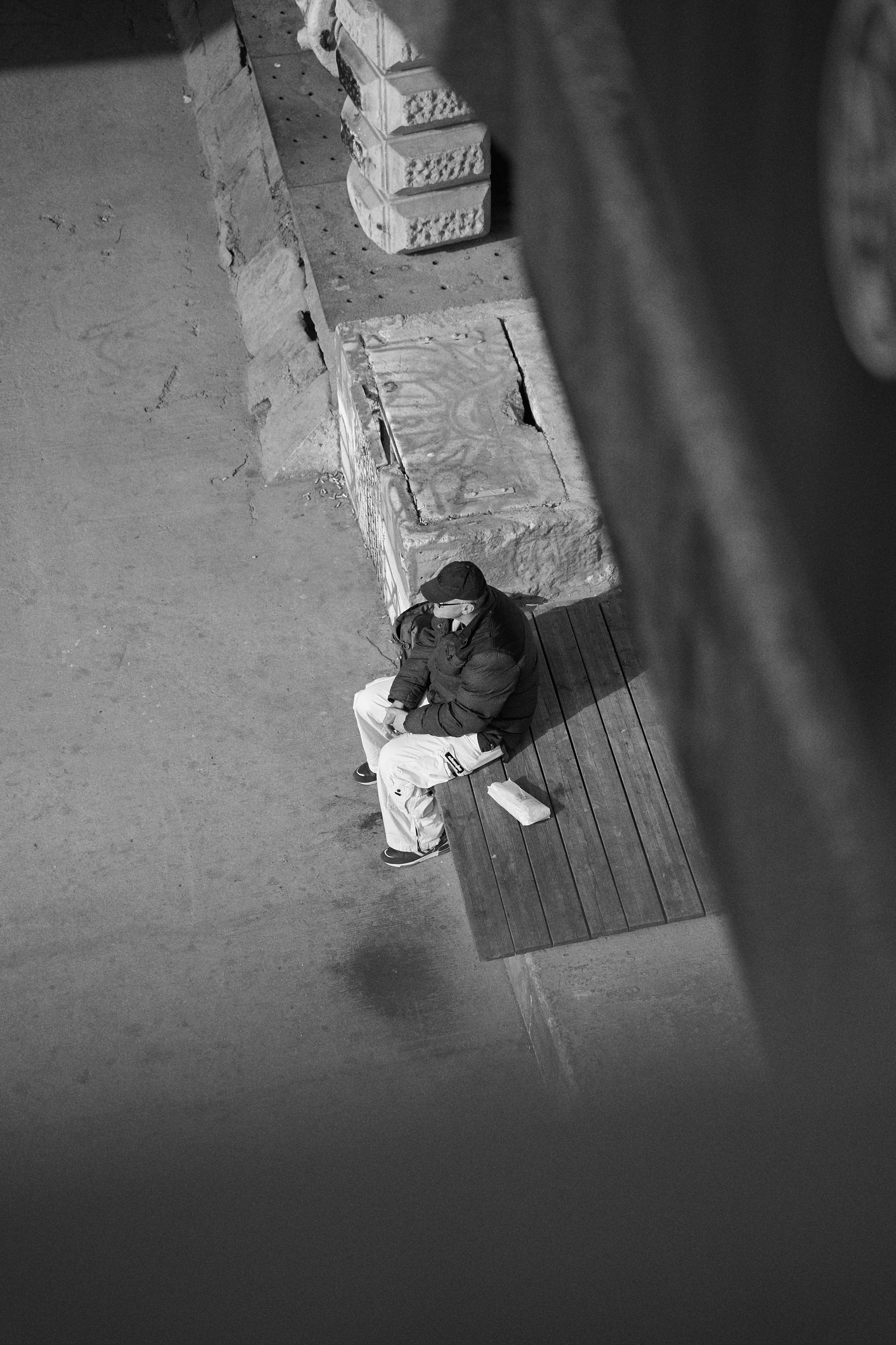 Alleyway Solitude: A Sleeper of the City