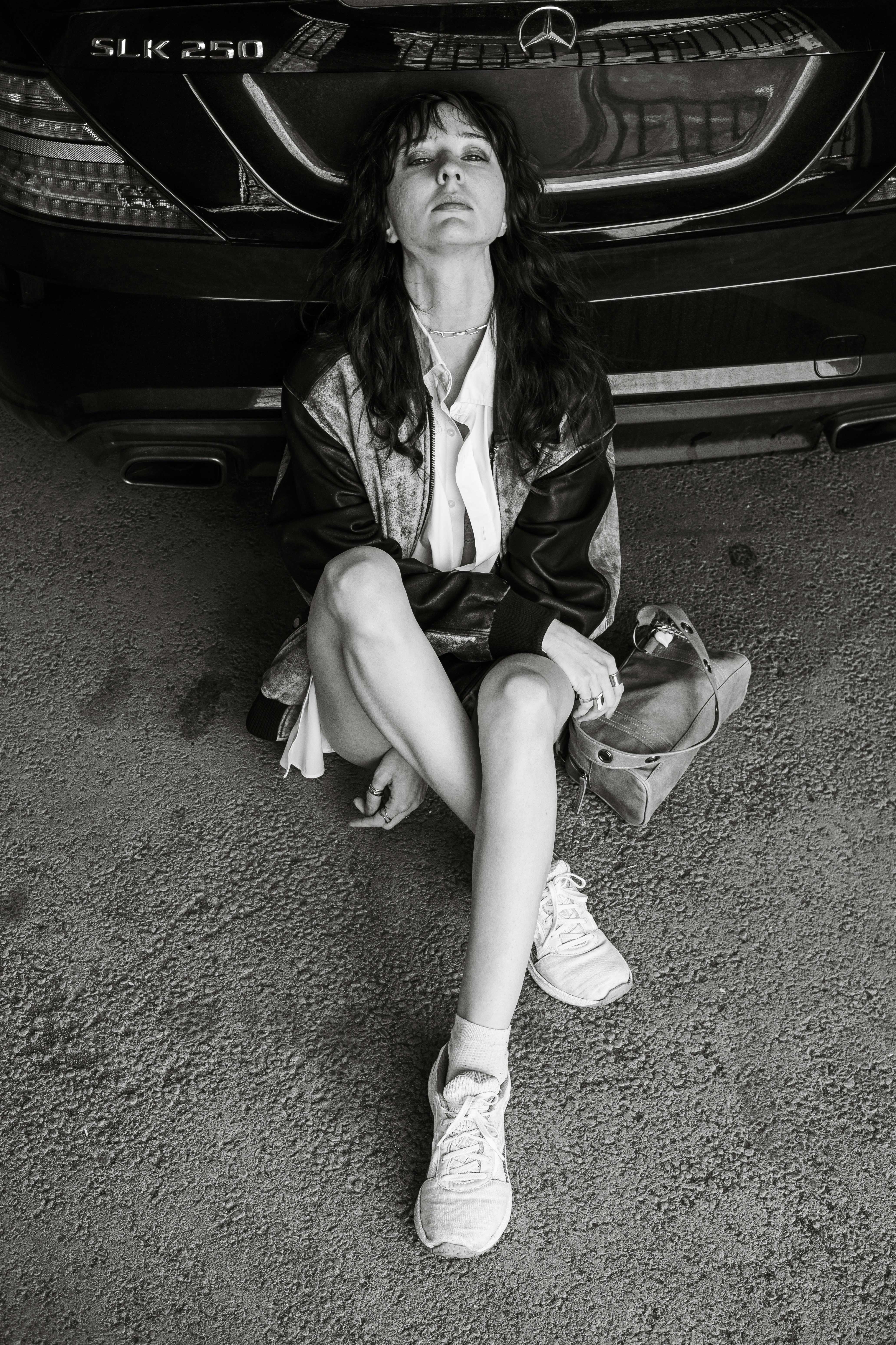 Midnight Rebel: A Moment of Quiet Off the Car Hood