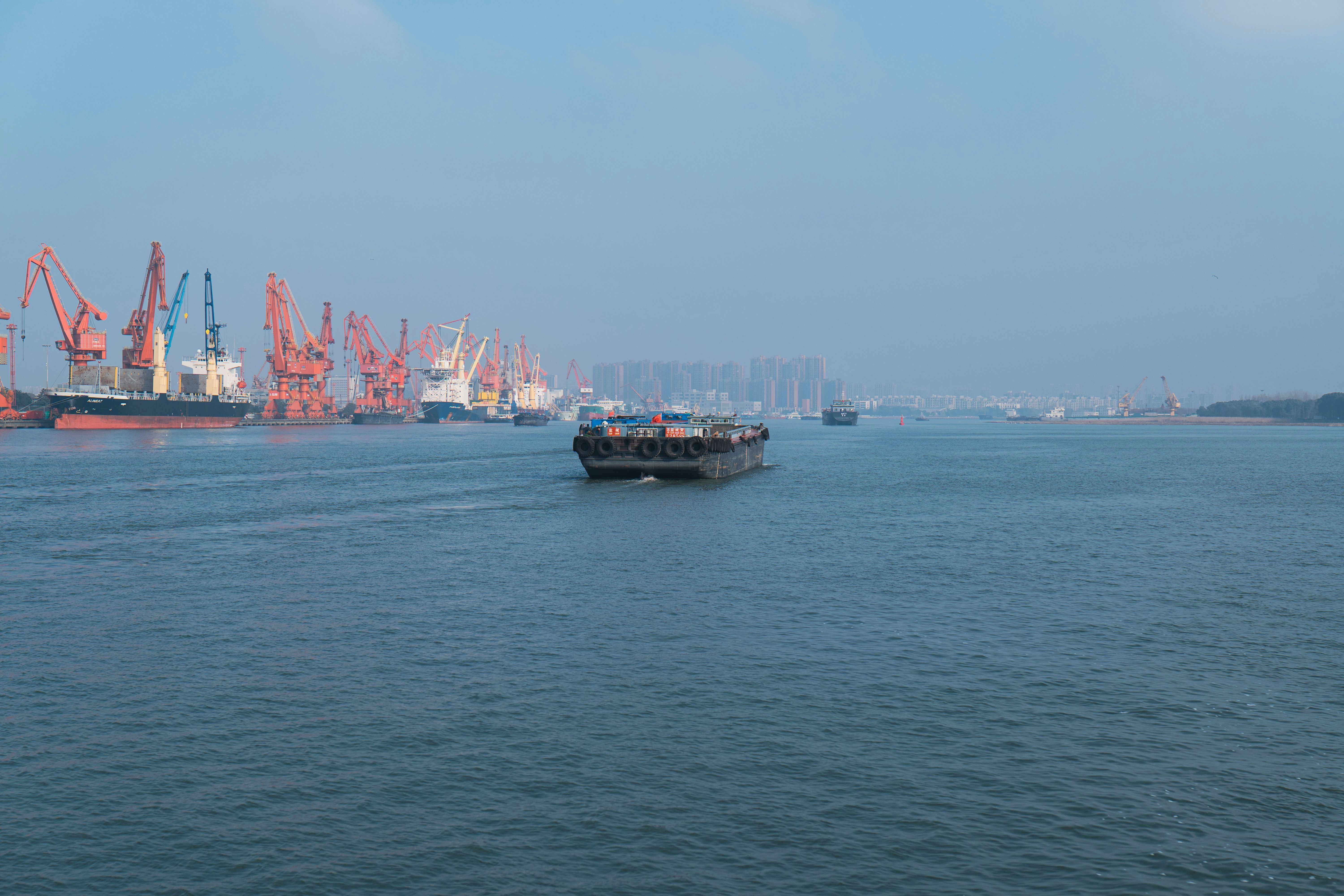 Toward the Industrial Horizon: A Harbor Tranquility