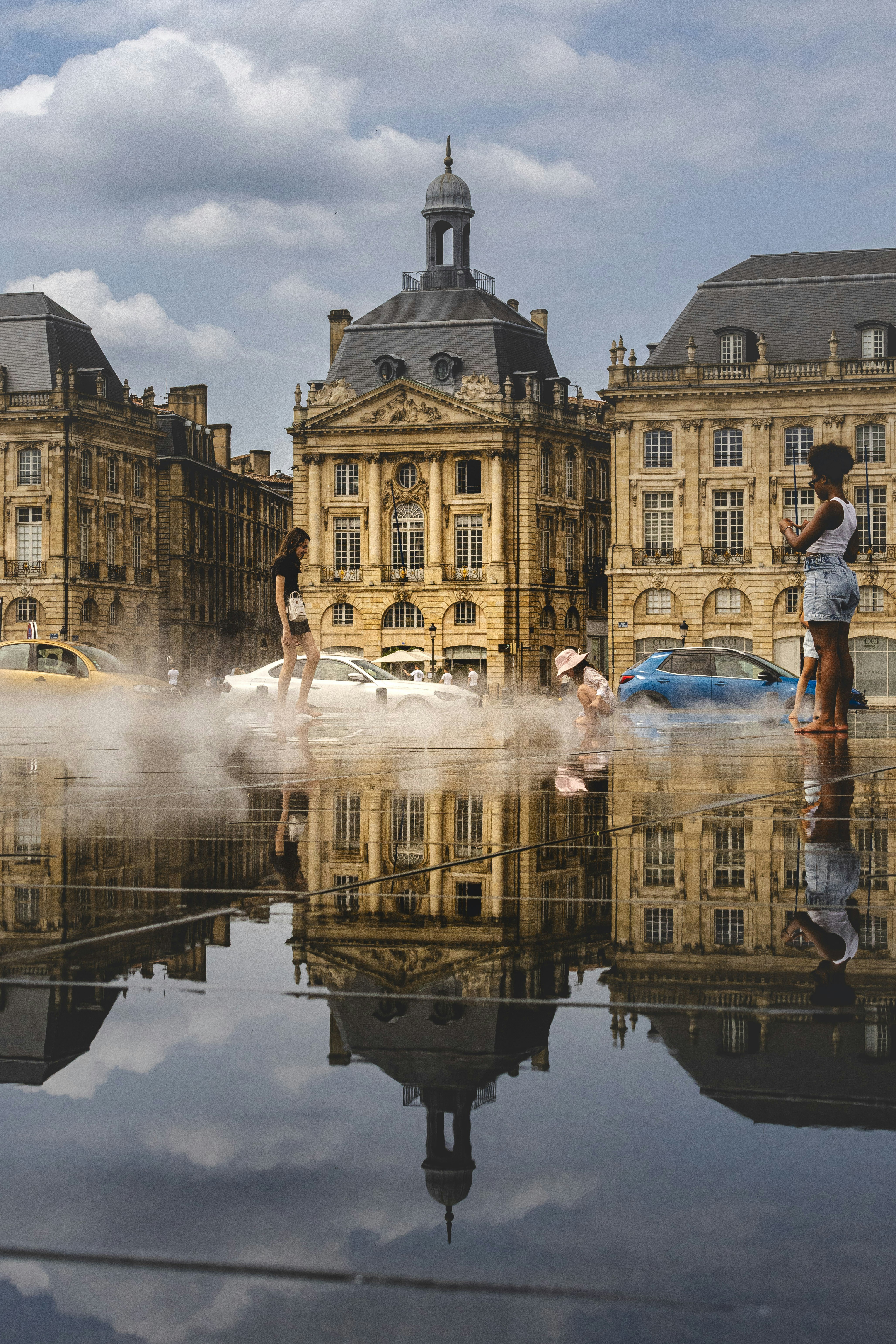 Reflections of a Historic Square: People, Water, and Architecture