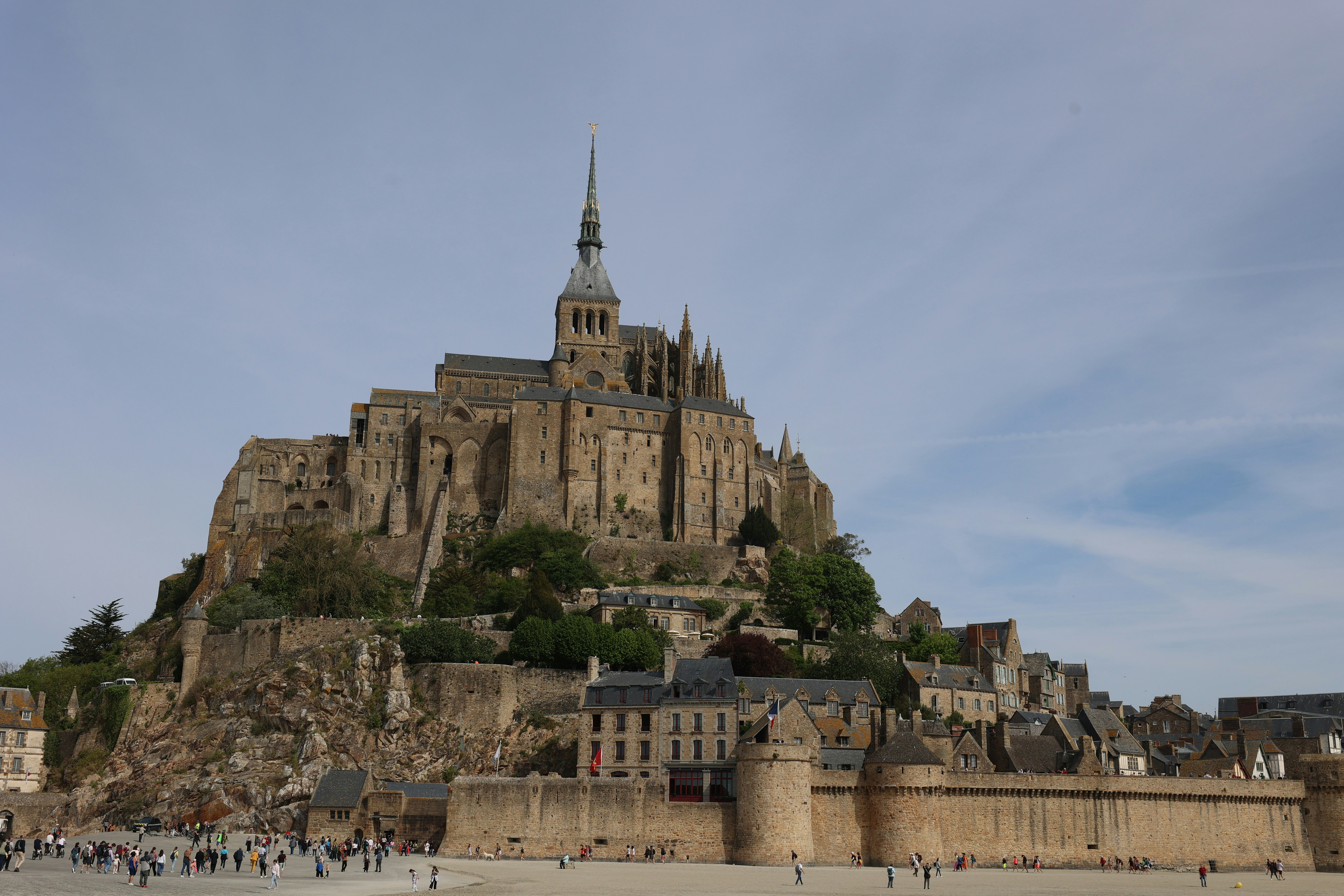 The Hilltop Abbey Crowned by a Spire