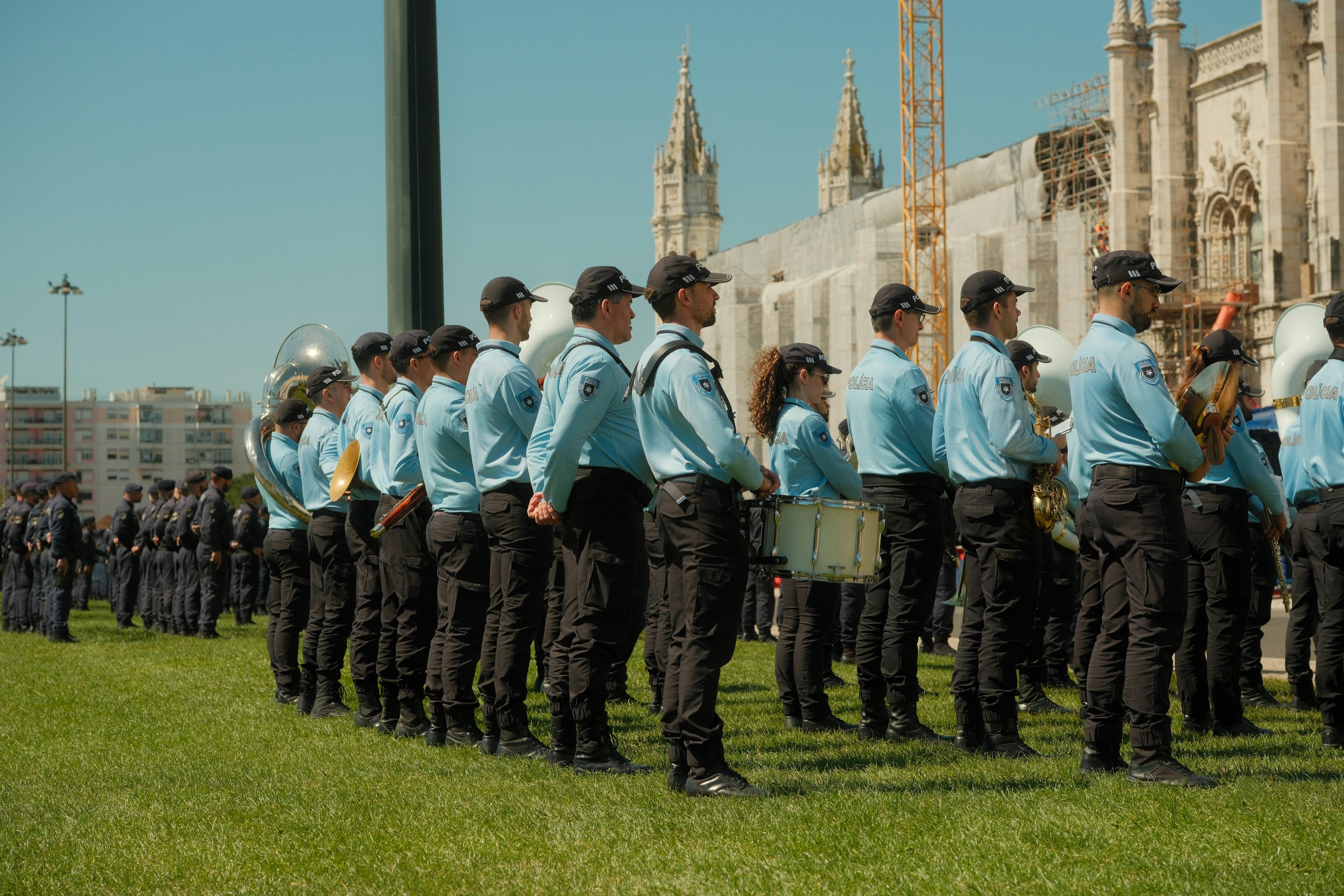 Marching Cadence Under Cathedral Spires