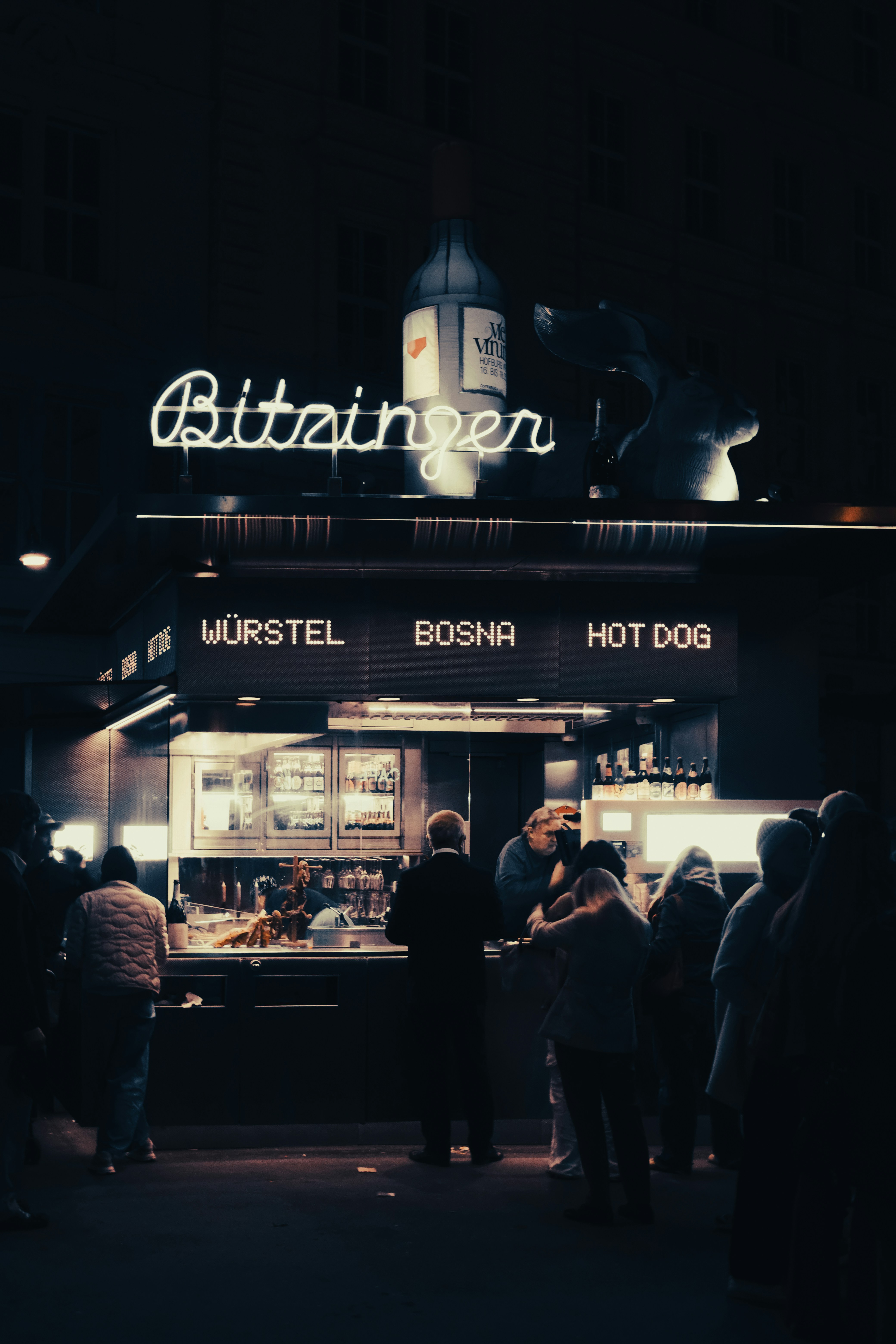 Neon Night at the Wieners Stand