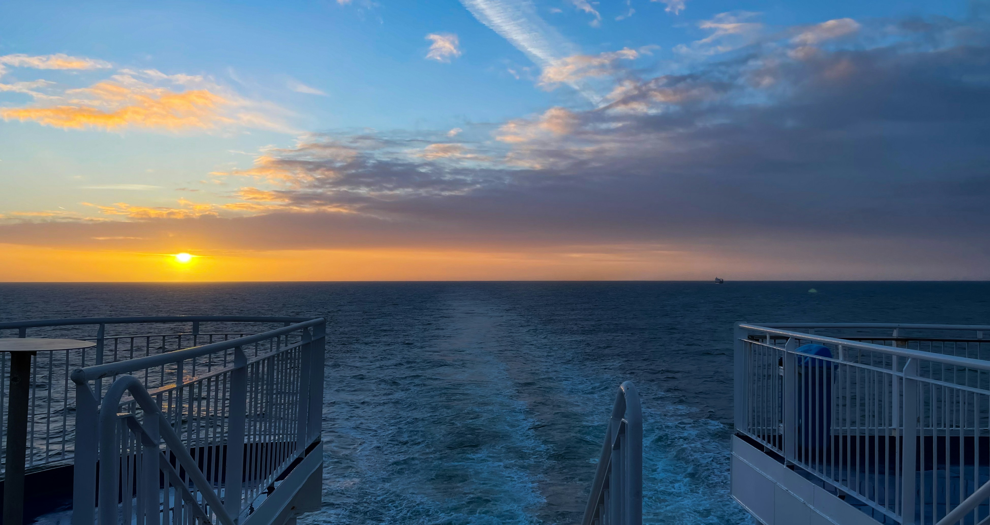 Sun-Kissed Ocean Staircase into Distant Horizon