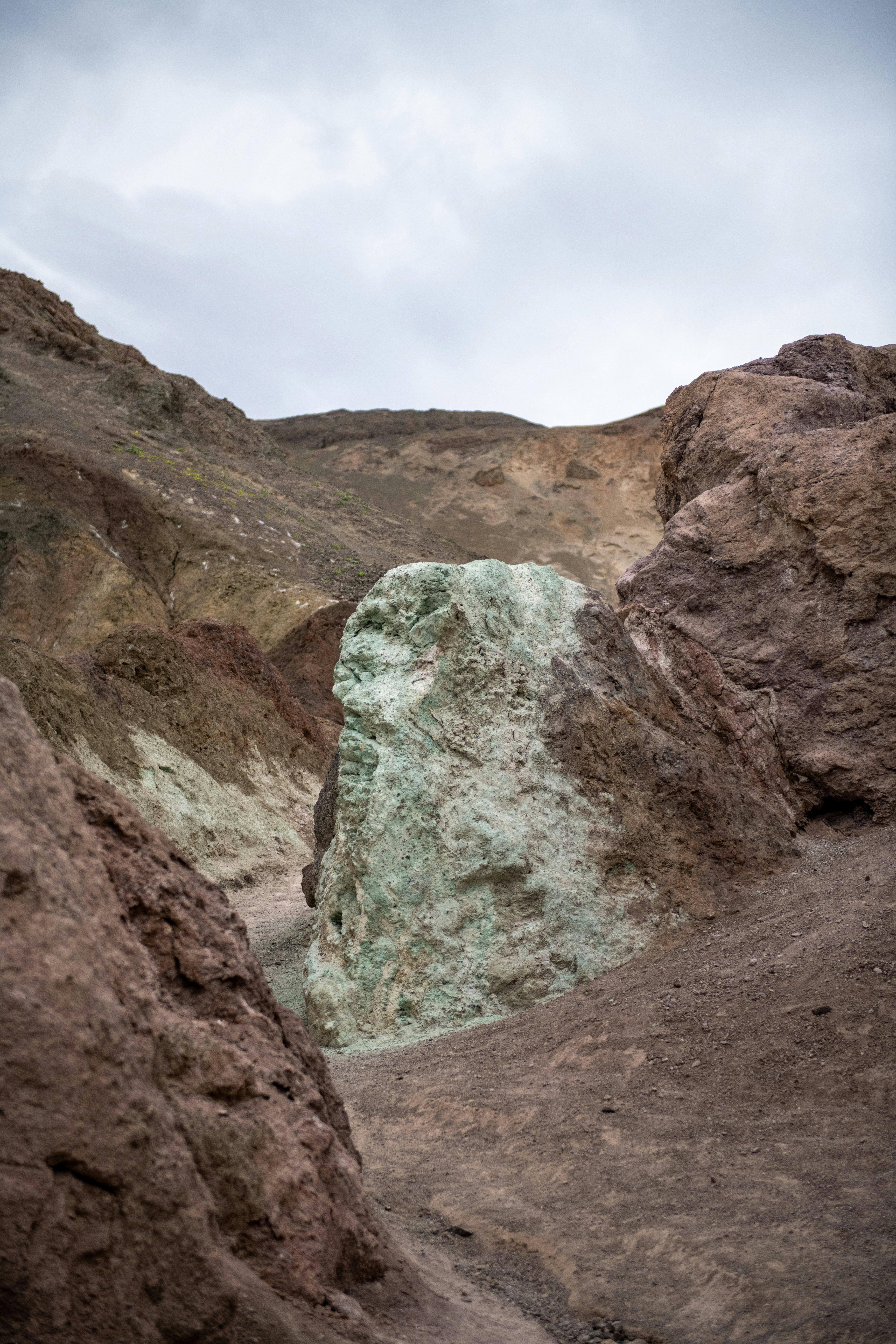 Weathered Column in Multitone Canyon