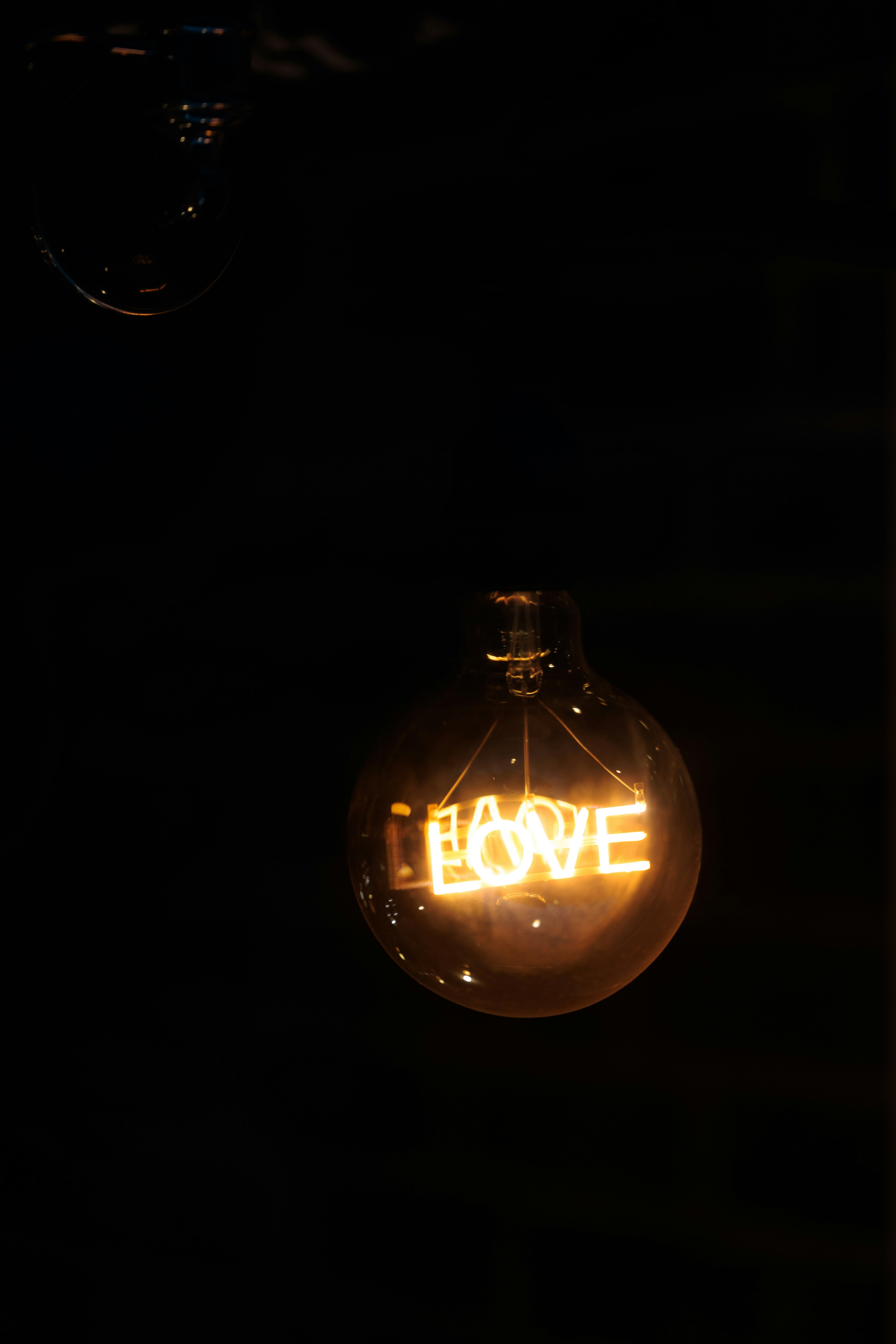 Glowing Whisper: A Neon Love Light in the Dark