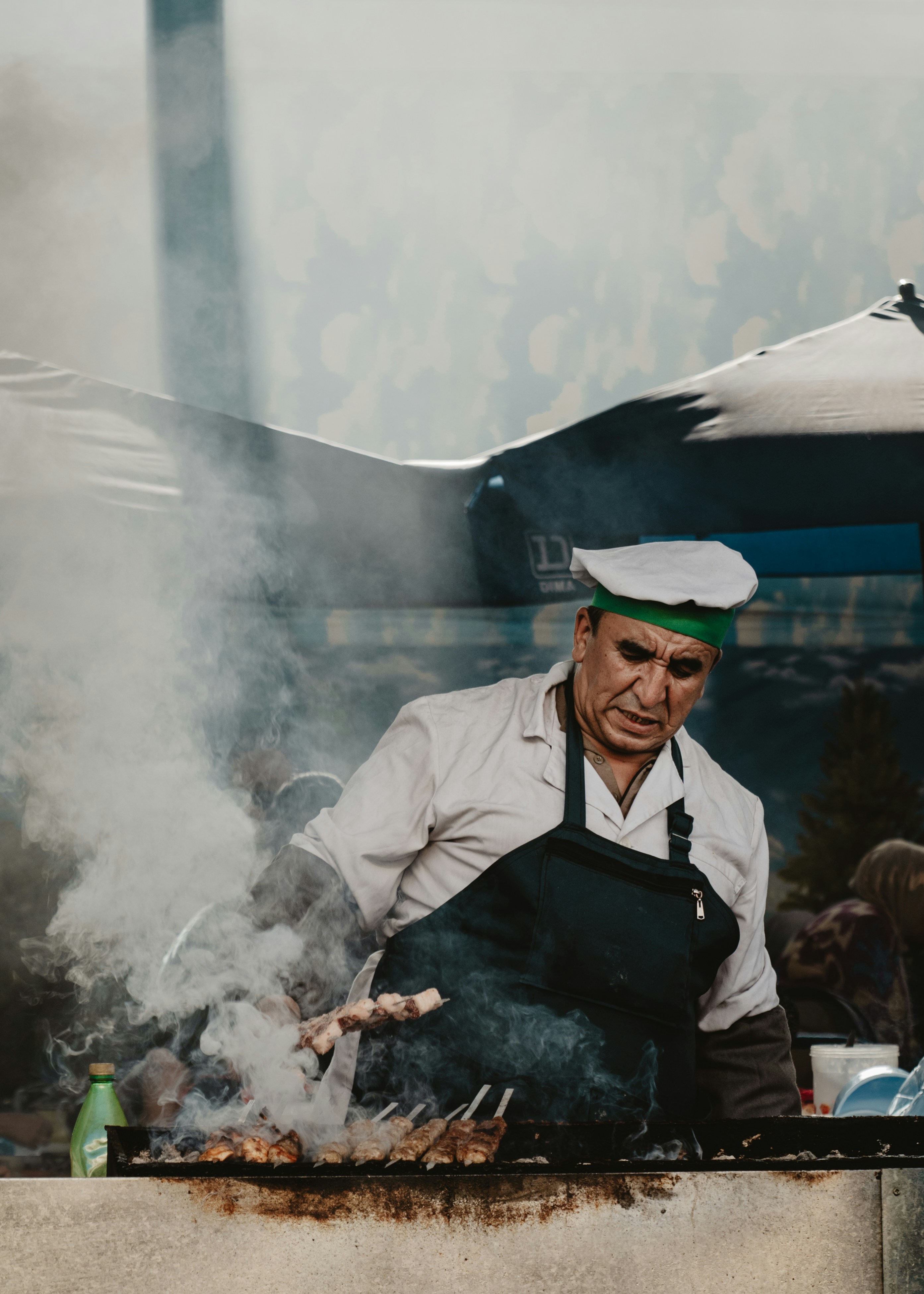 Chef at the Grill: Smoke, Steam, and a Steady Hand