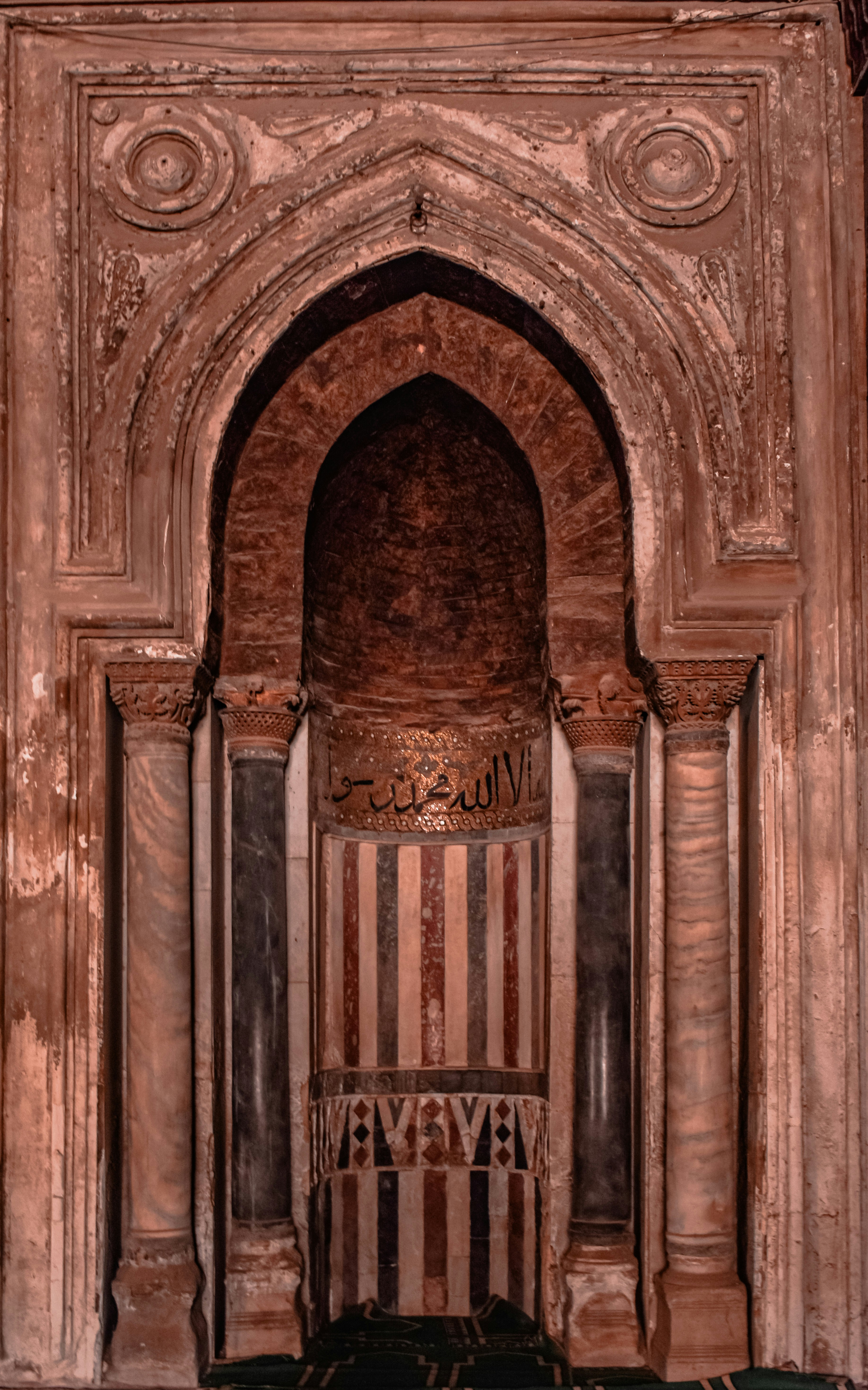 Gateway of Faded Echoes: A Carved Portal Remnants of a Past Realm