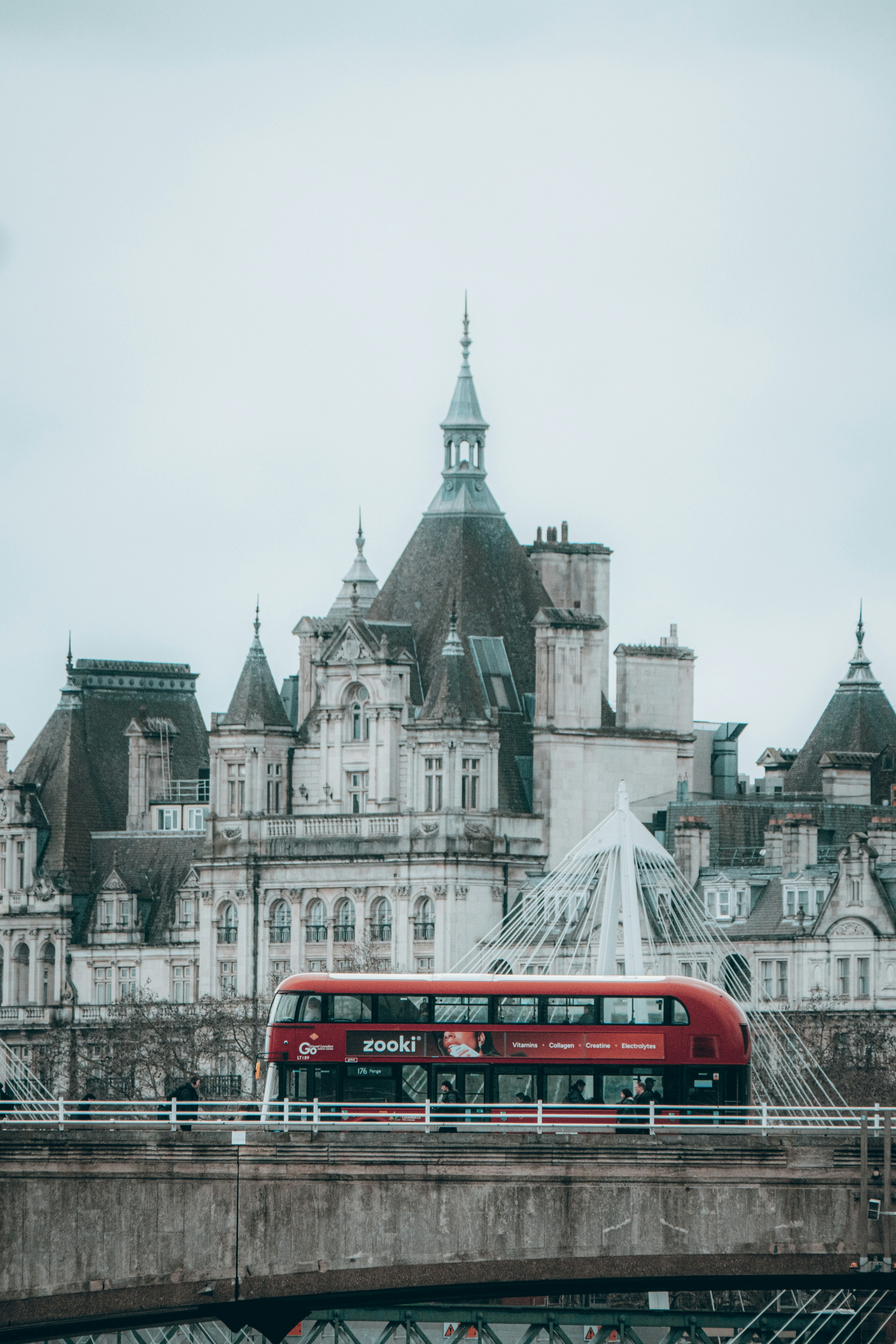 Red Bus, Stone Towers: A London Bridge Moment