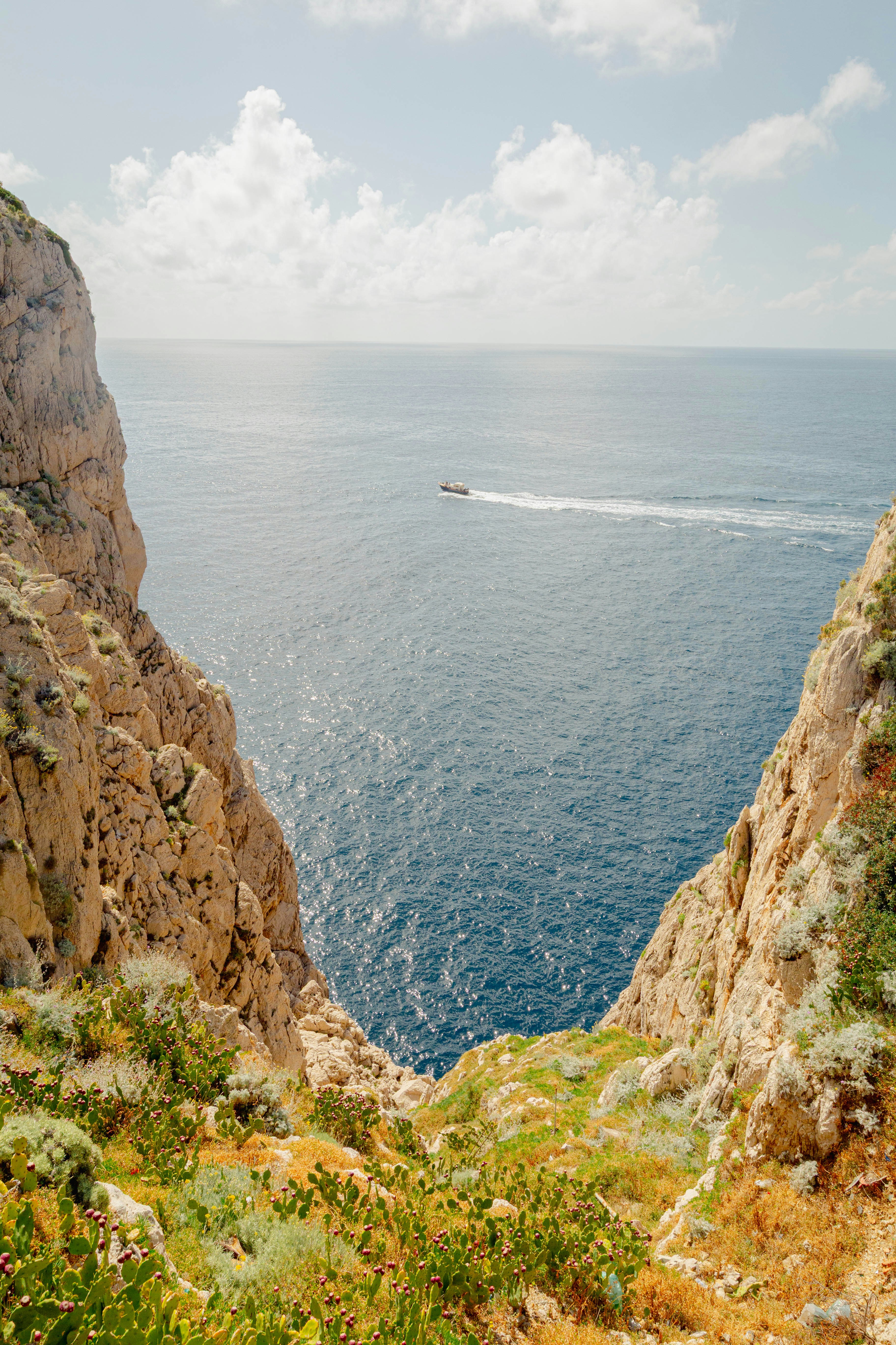 Cliffside Gateway to the Open Sea