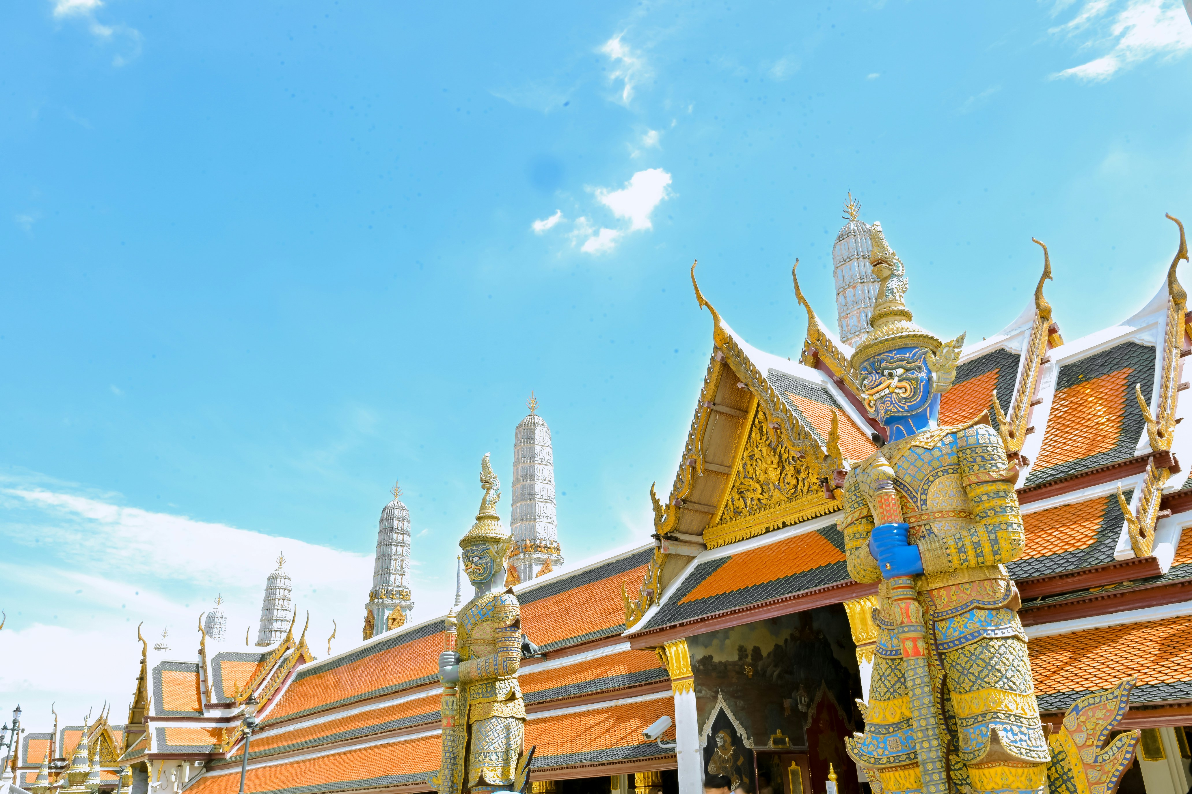 Golden Guardian at the Temple Gates