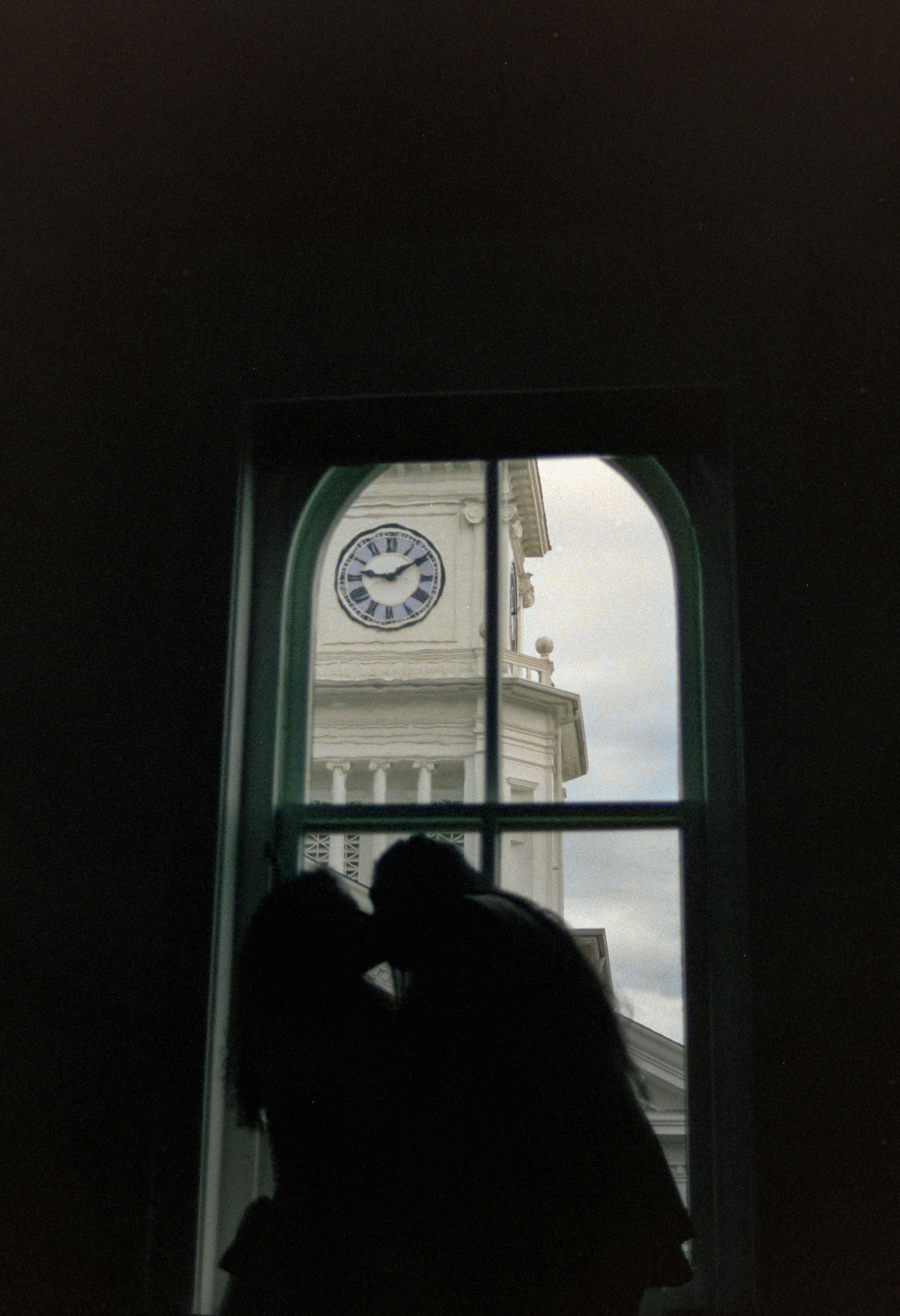 Secret Gaze in the Clock Tower Window