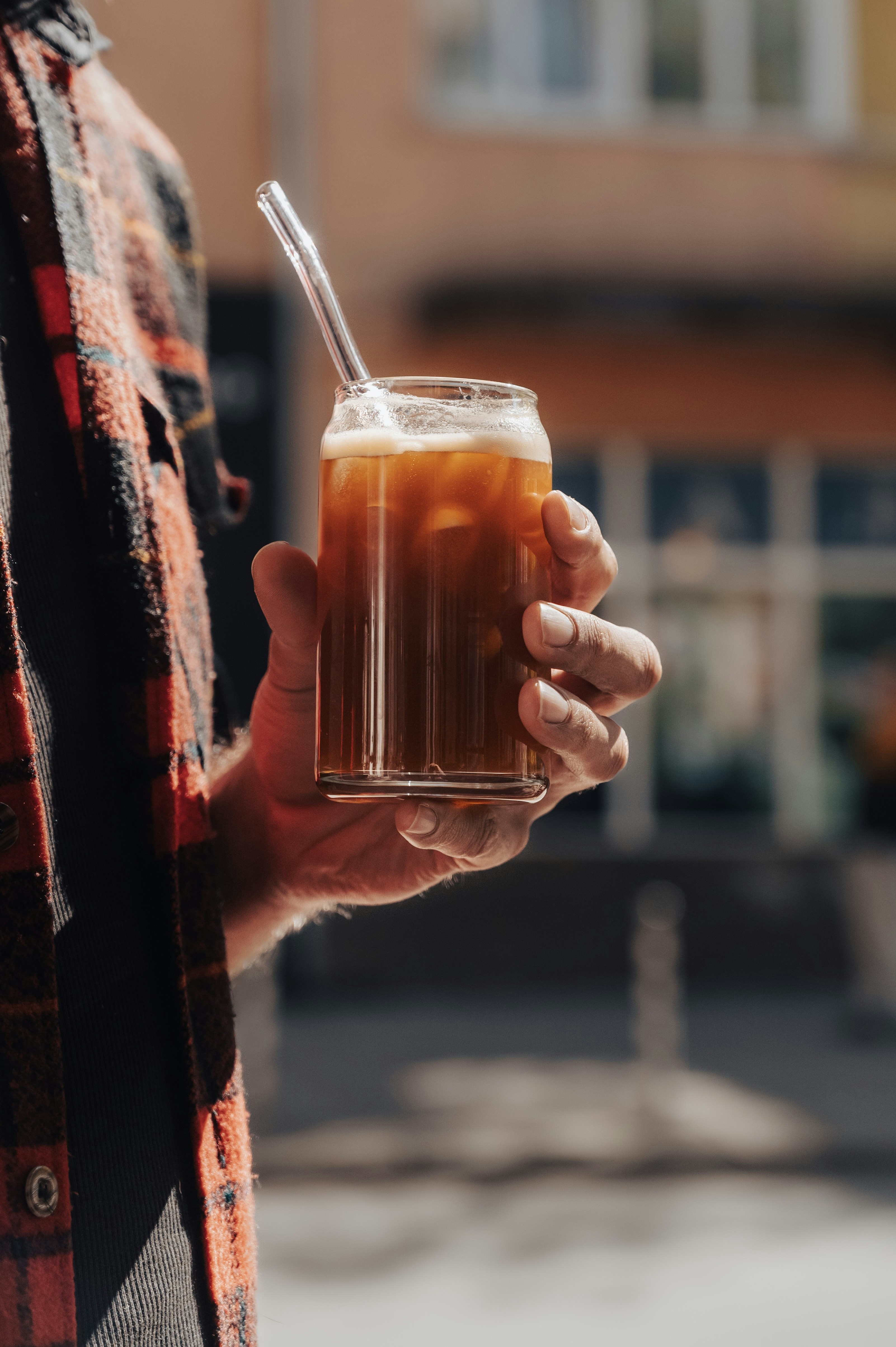 Sip of Streetcraft: Iced Brew in Hand