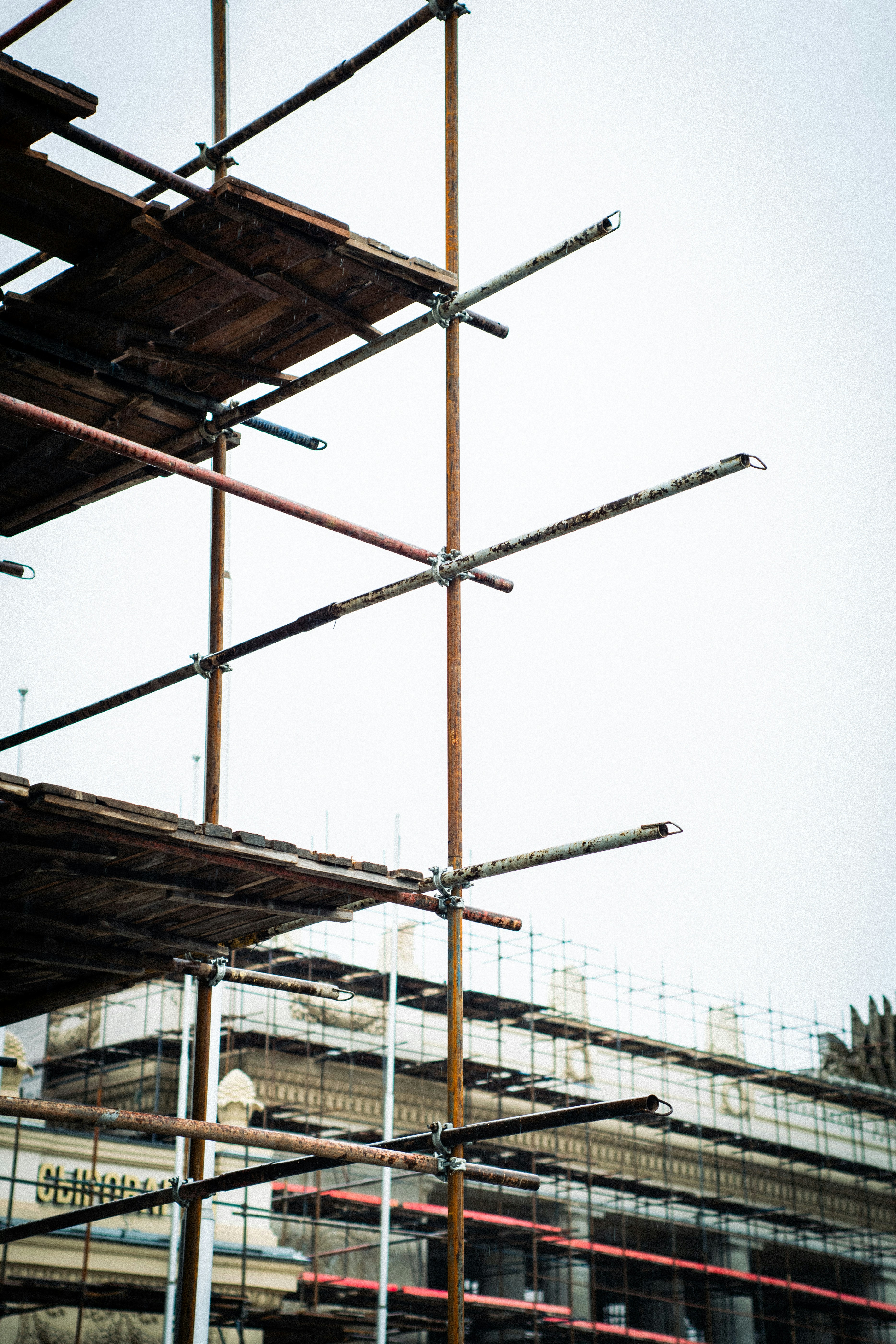 Underneath the Network of Steel: Construction in Progress