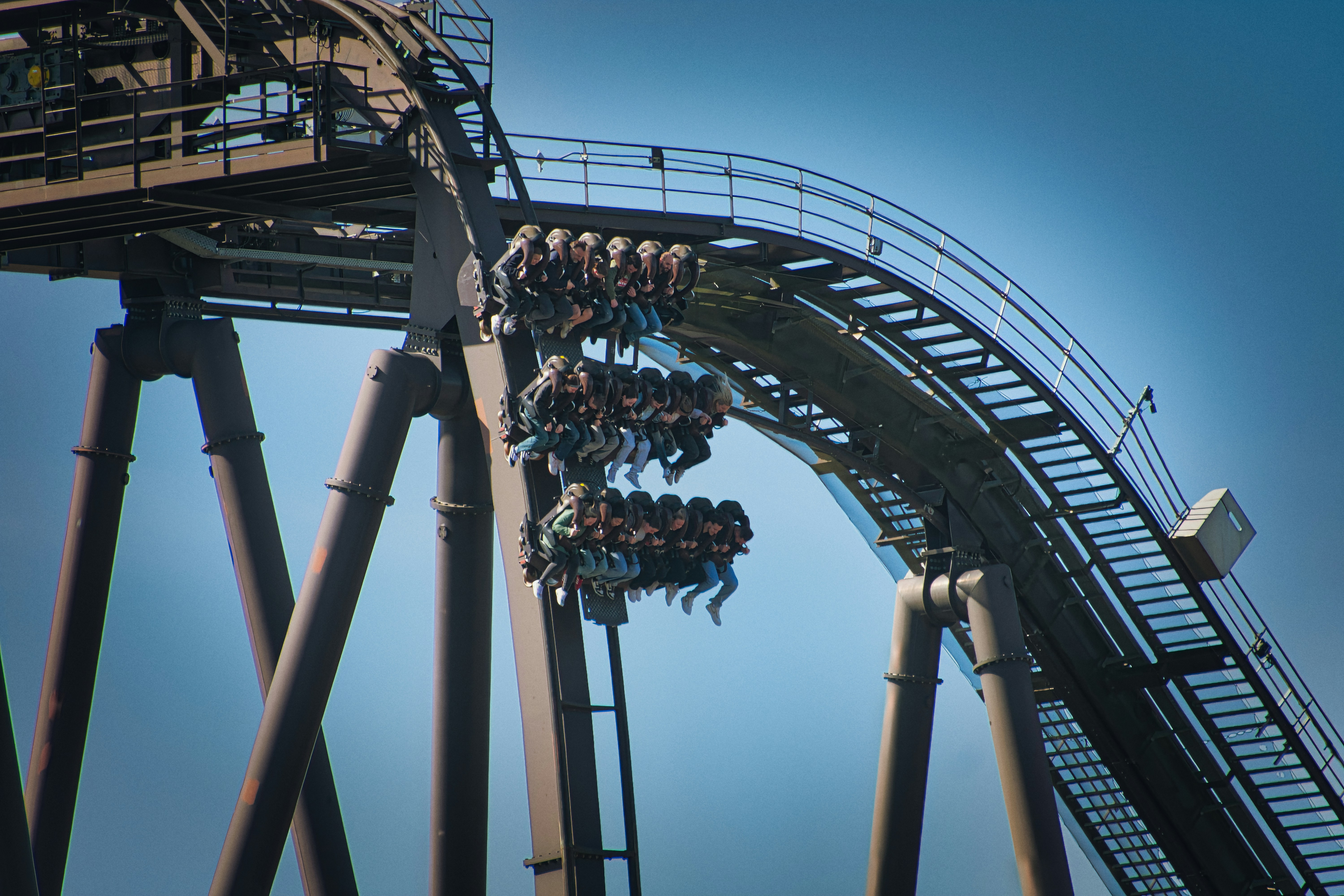 Midnight Roll: Riders Catch the Curve on a Steel Serpent