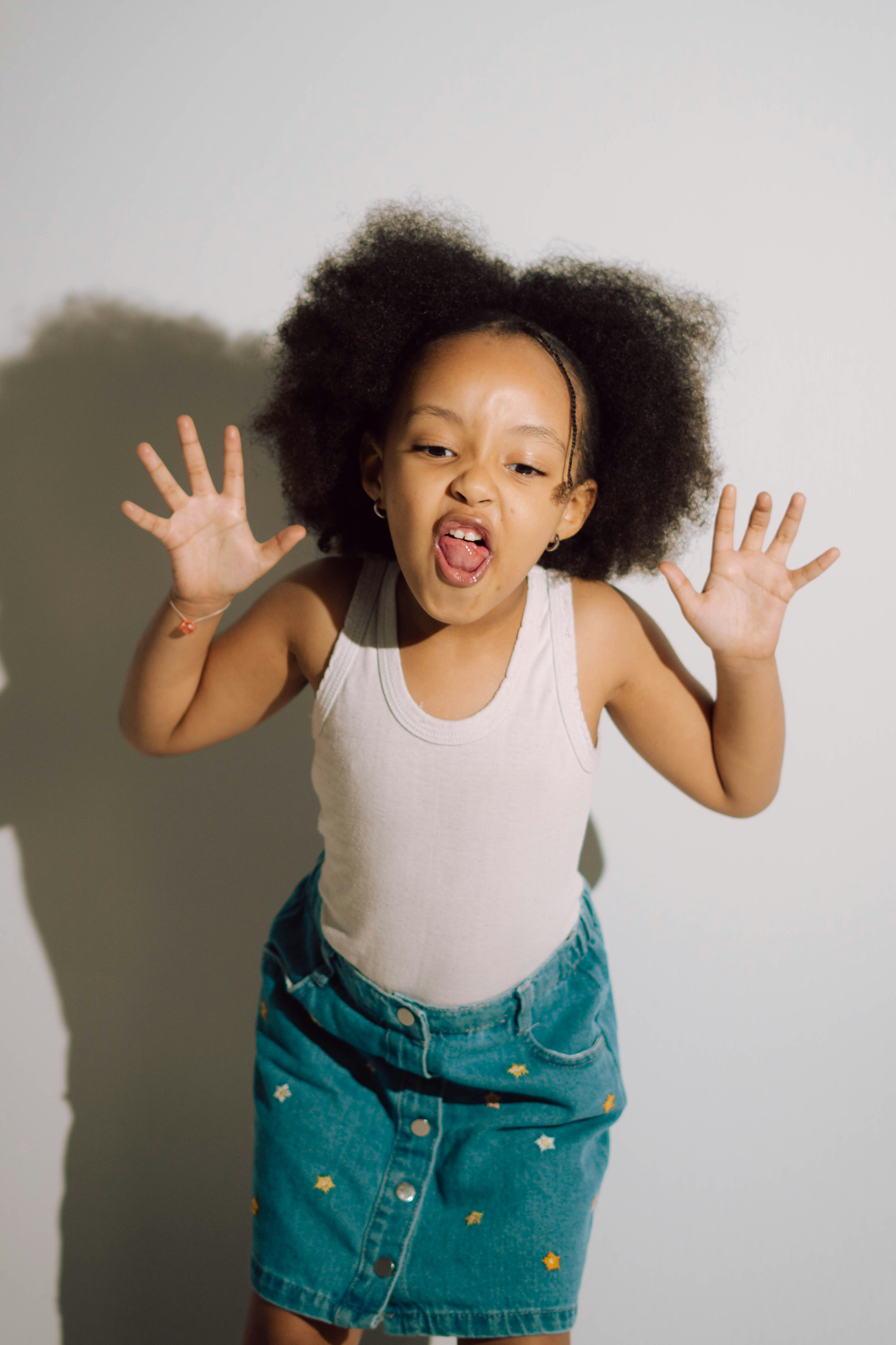 Playful Gaze: A Bright Moment with Studio Shadow