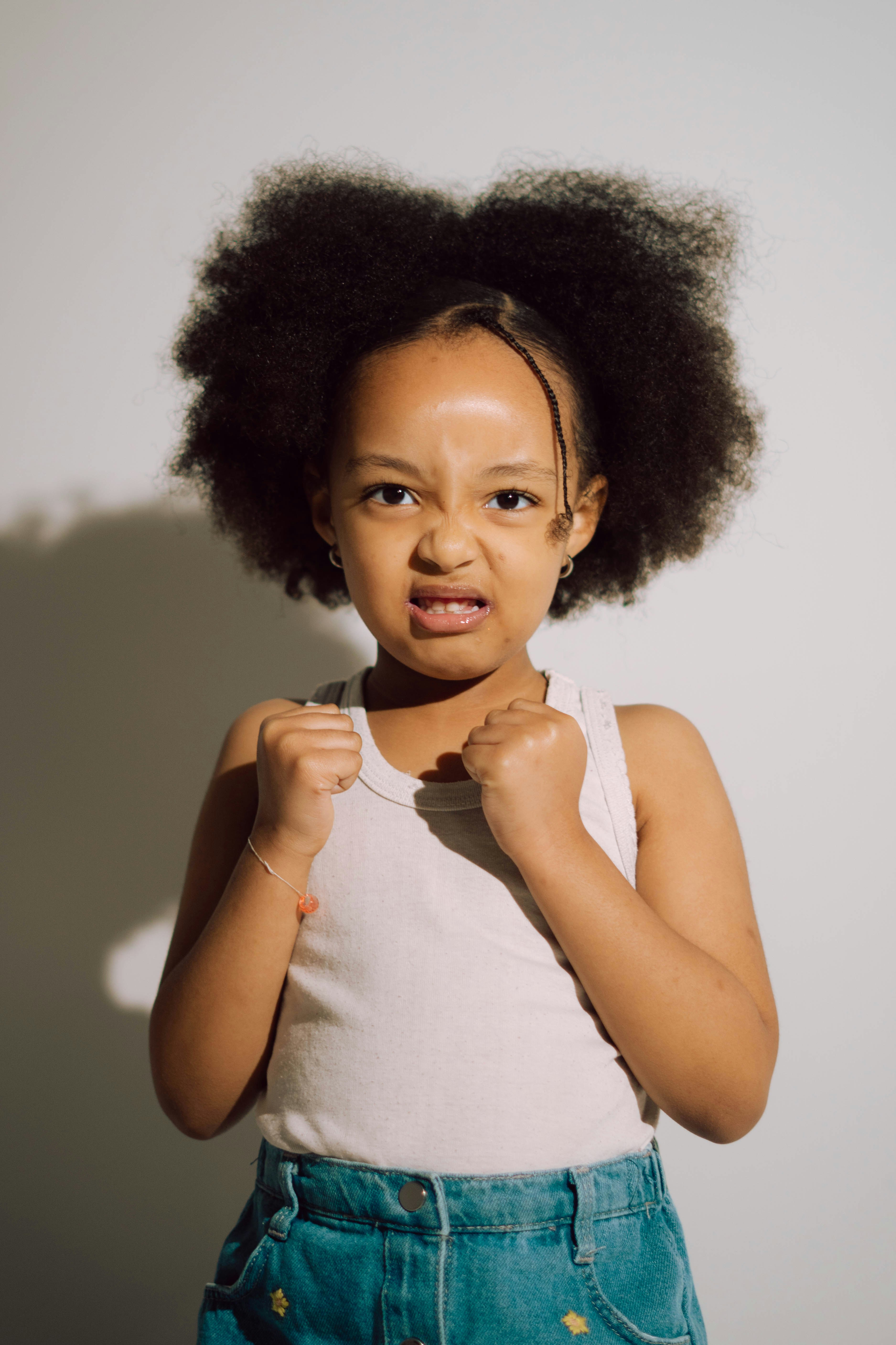 Youthful Defiance: A Portrait of Determination