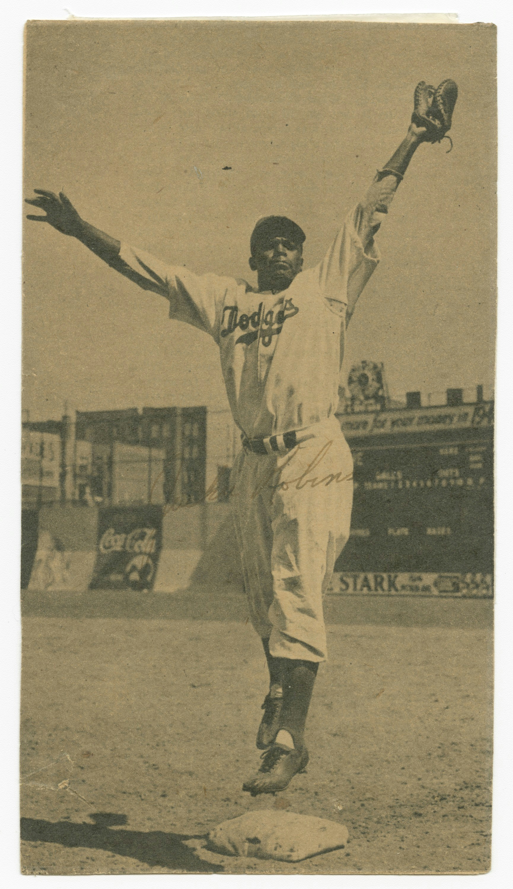 Risen Glove, Ready for the Play: Vintage Baseball Moment