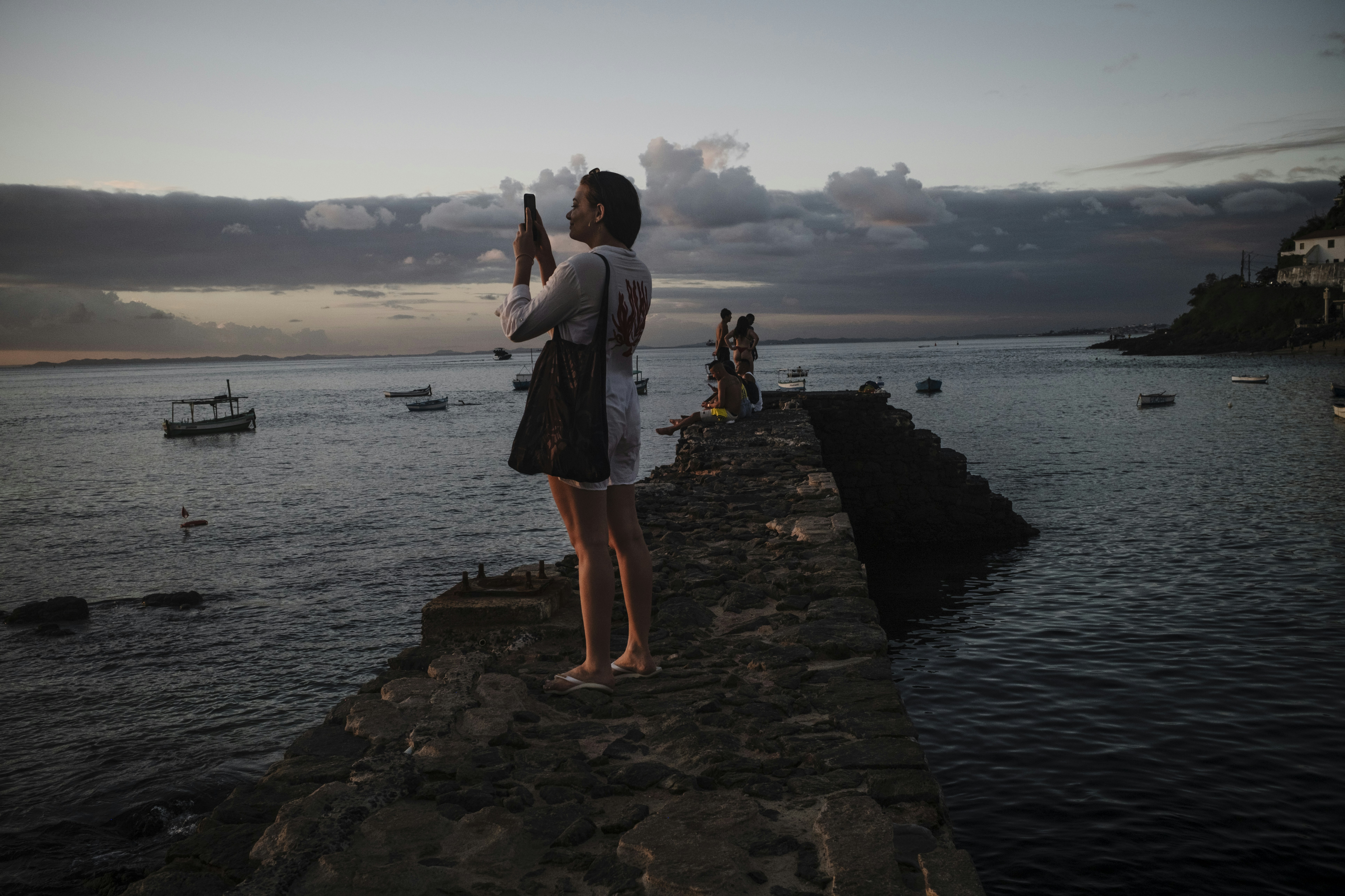 Horizon Walk: Cropping for the Moment on a Stone Causeway