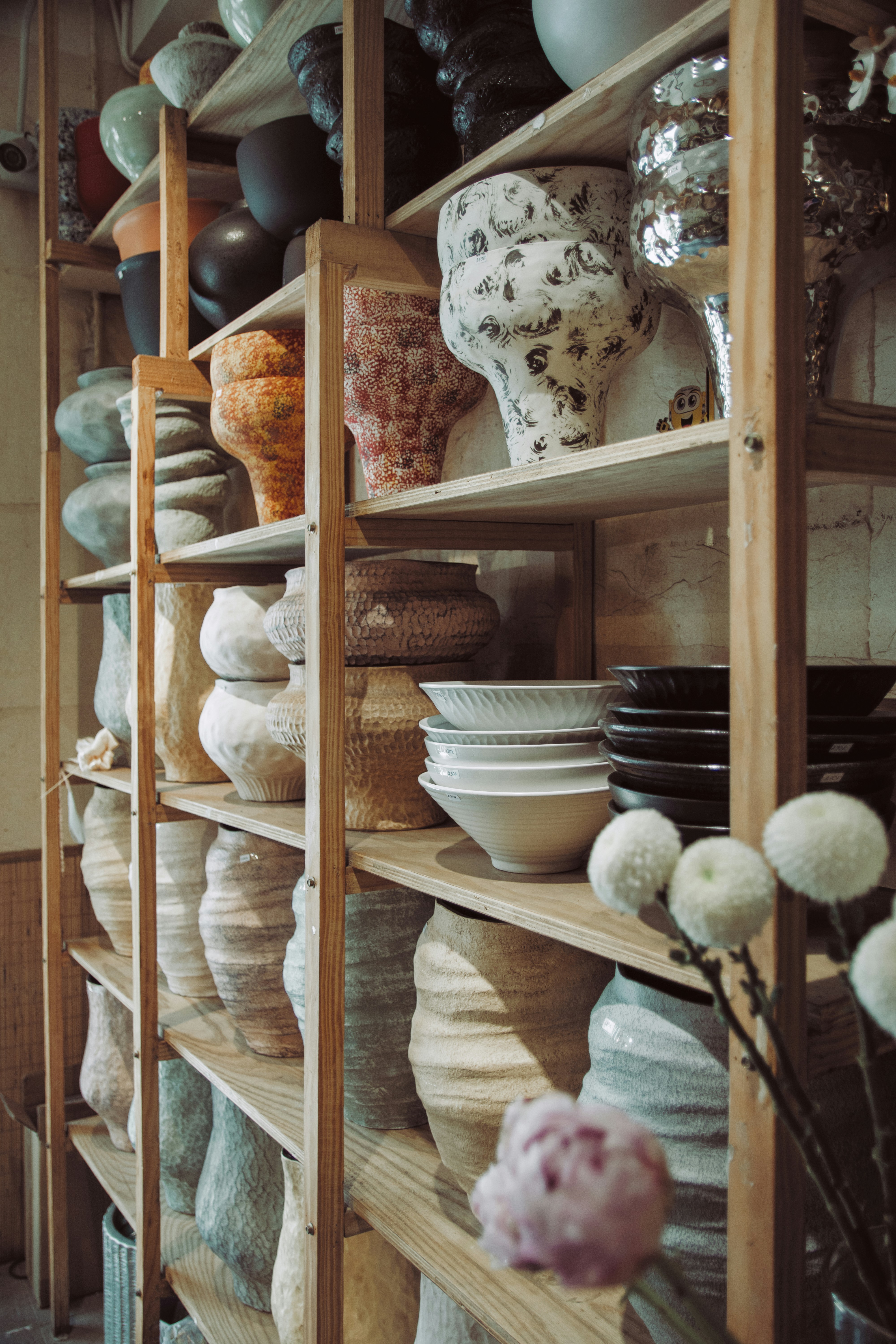 Shelved Ceramics: A Quiet Corner of Clay, Glaze, and Texture