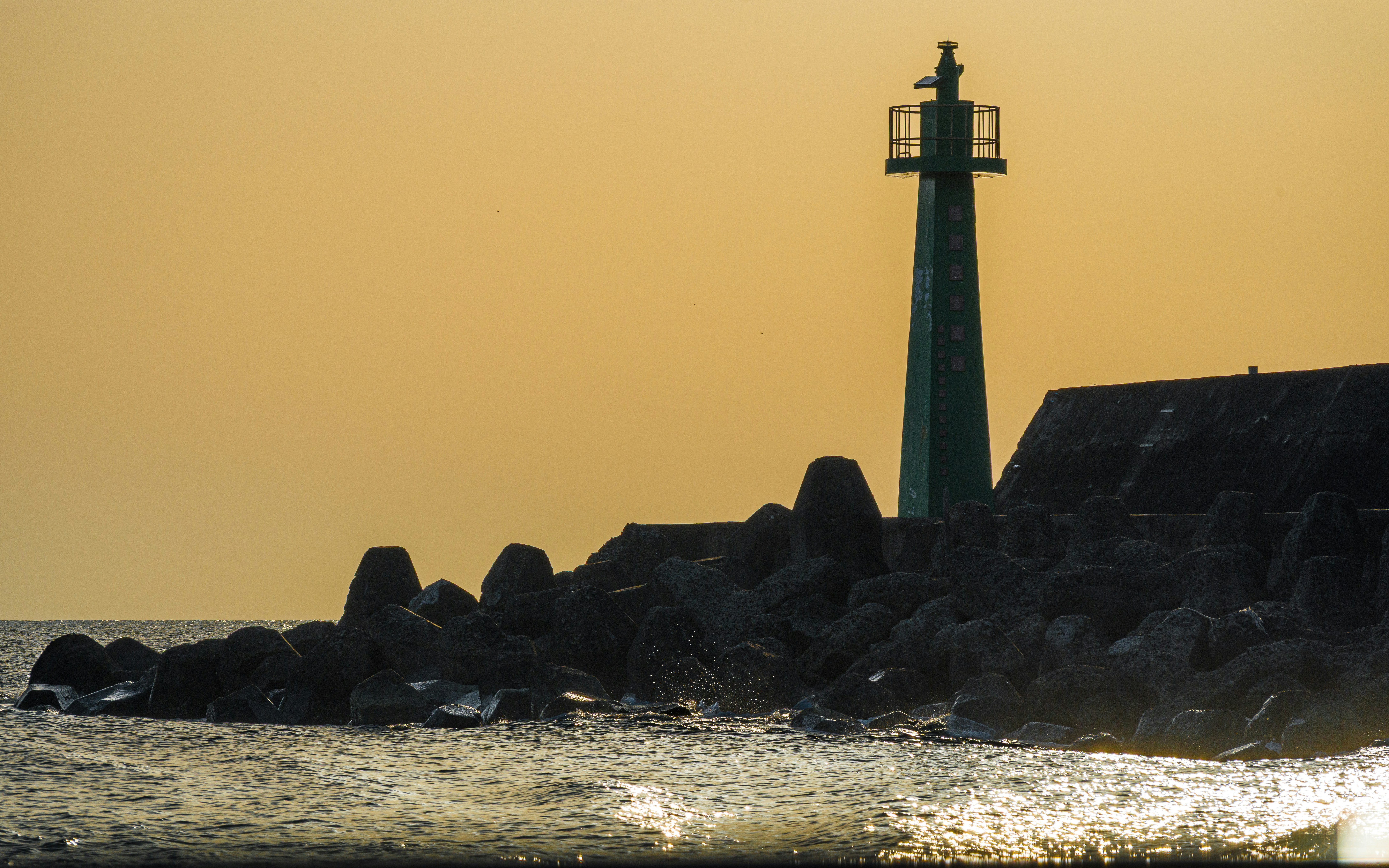 Lighthouse Silence at Dusk