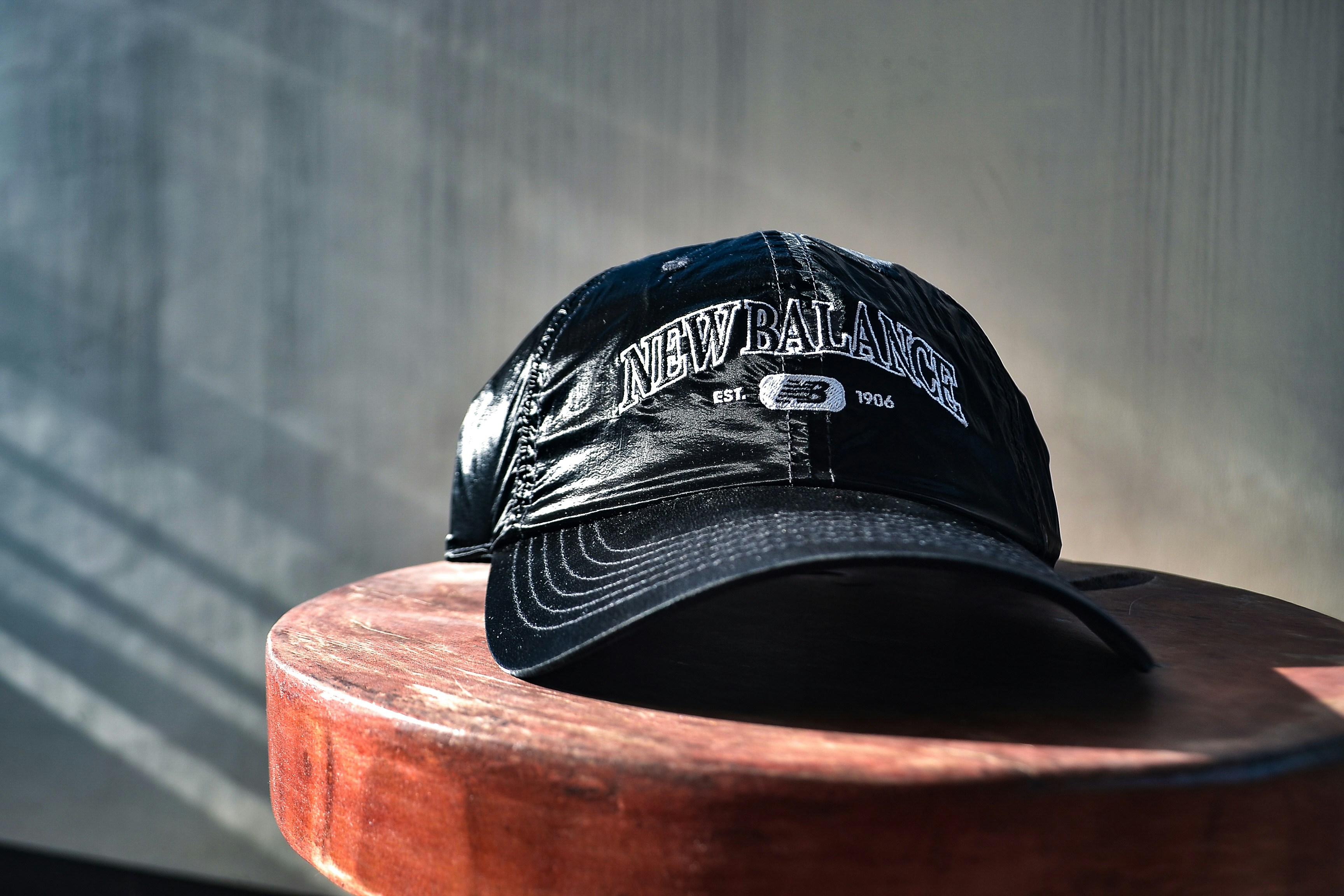 New Balance Cap in Focus: A Close-Up on a Weathered Classic