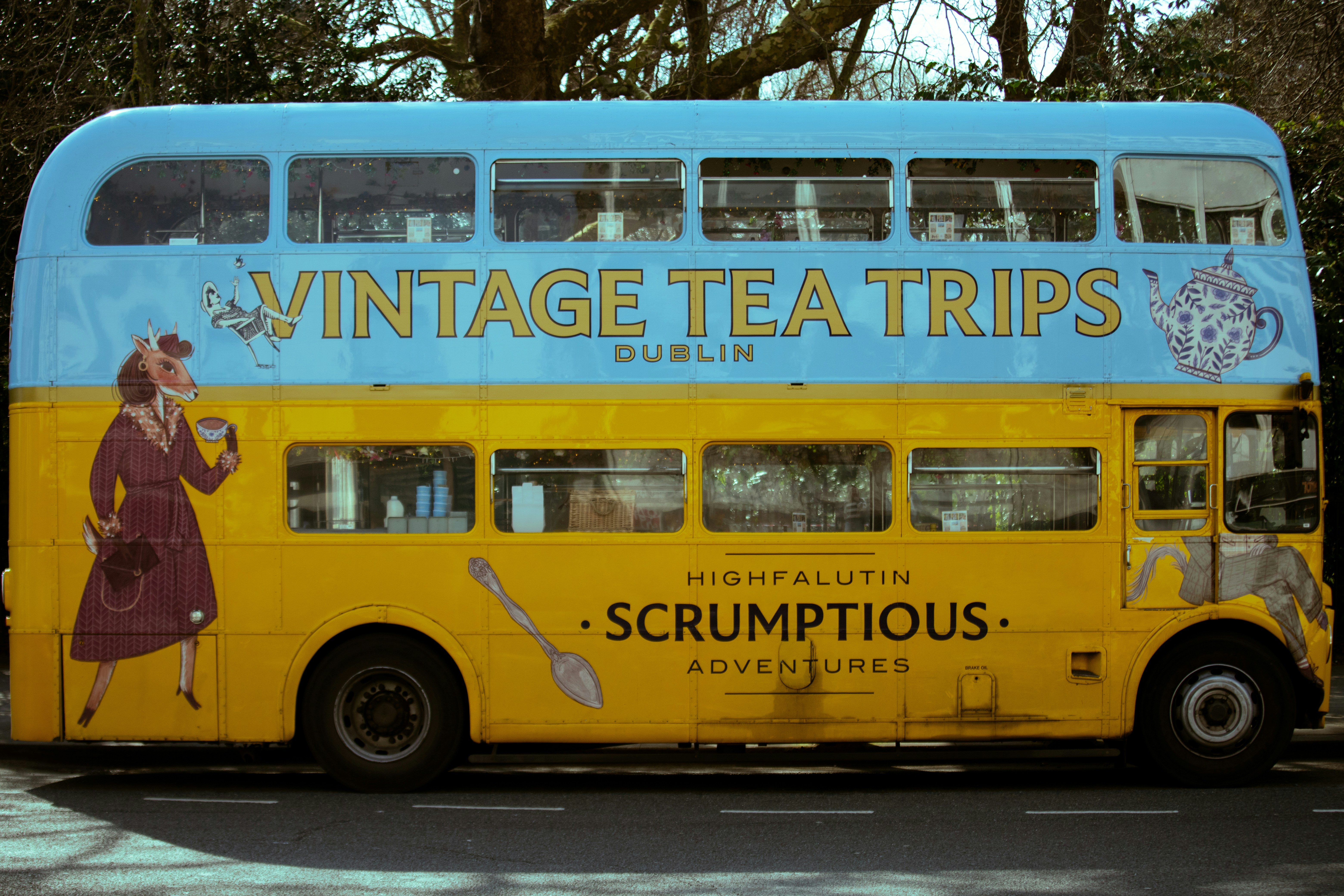 Vintage Bus of Whimsical Promises