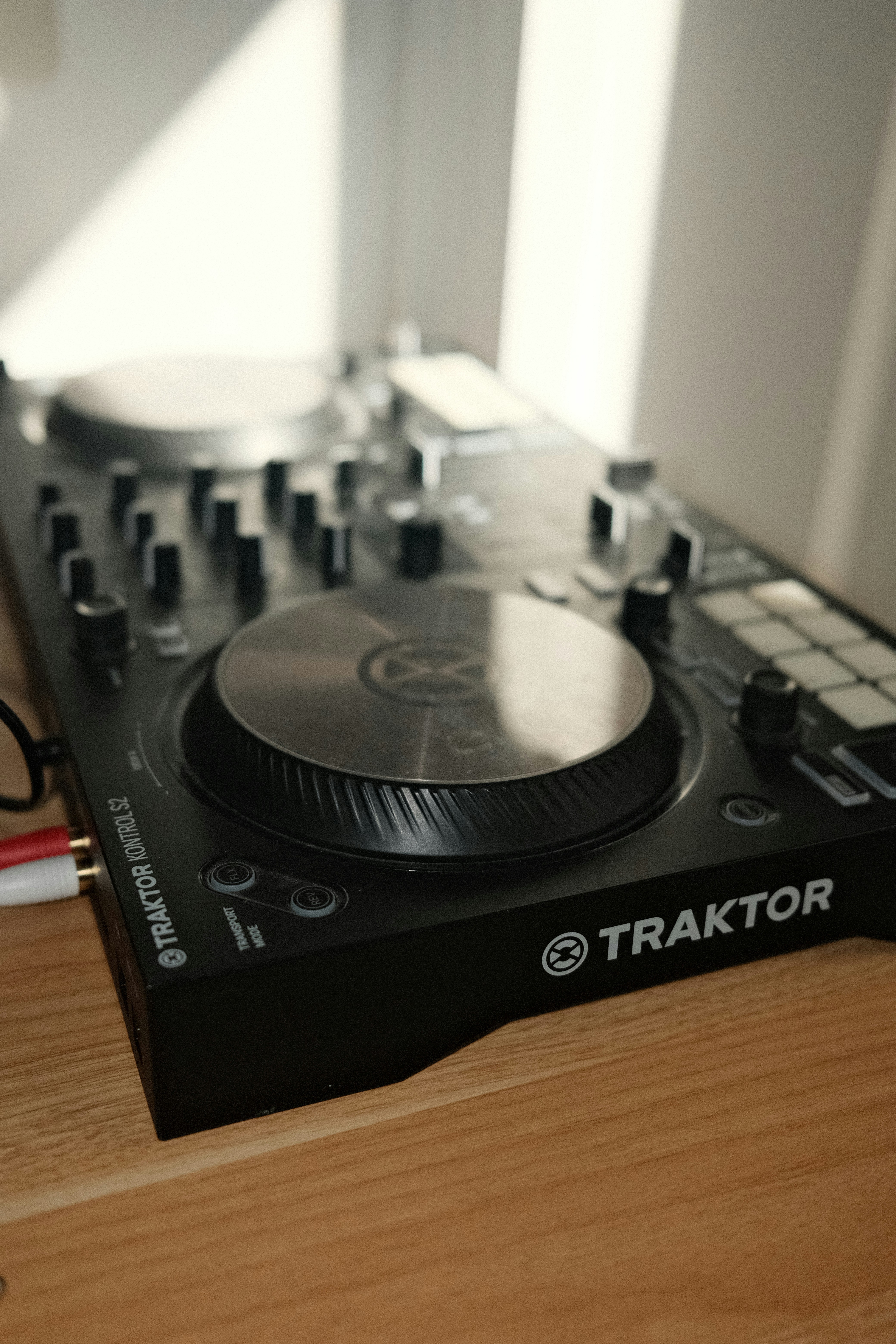 DJ Deck in Soft Backlit Studio Light