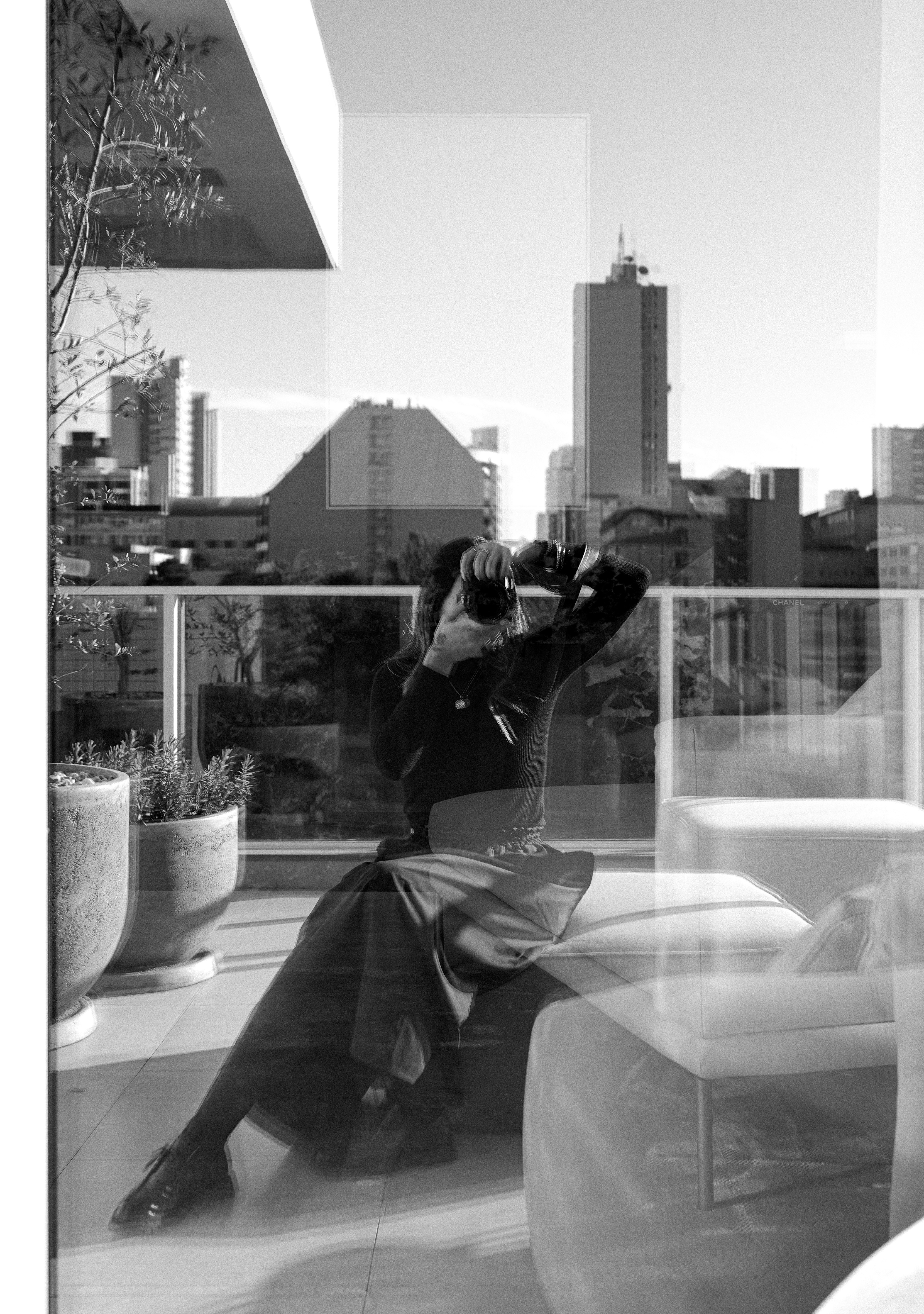 Double Vision on the Terrace