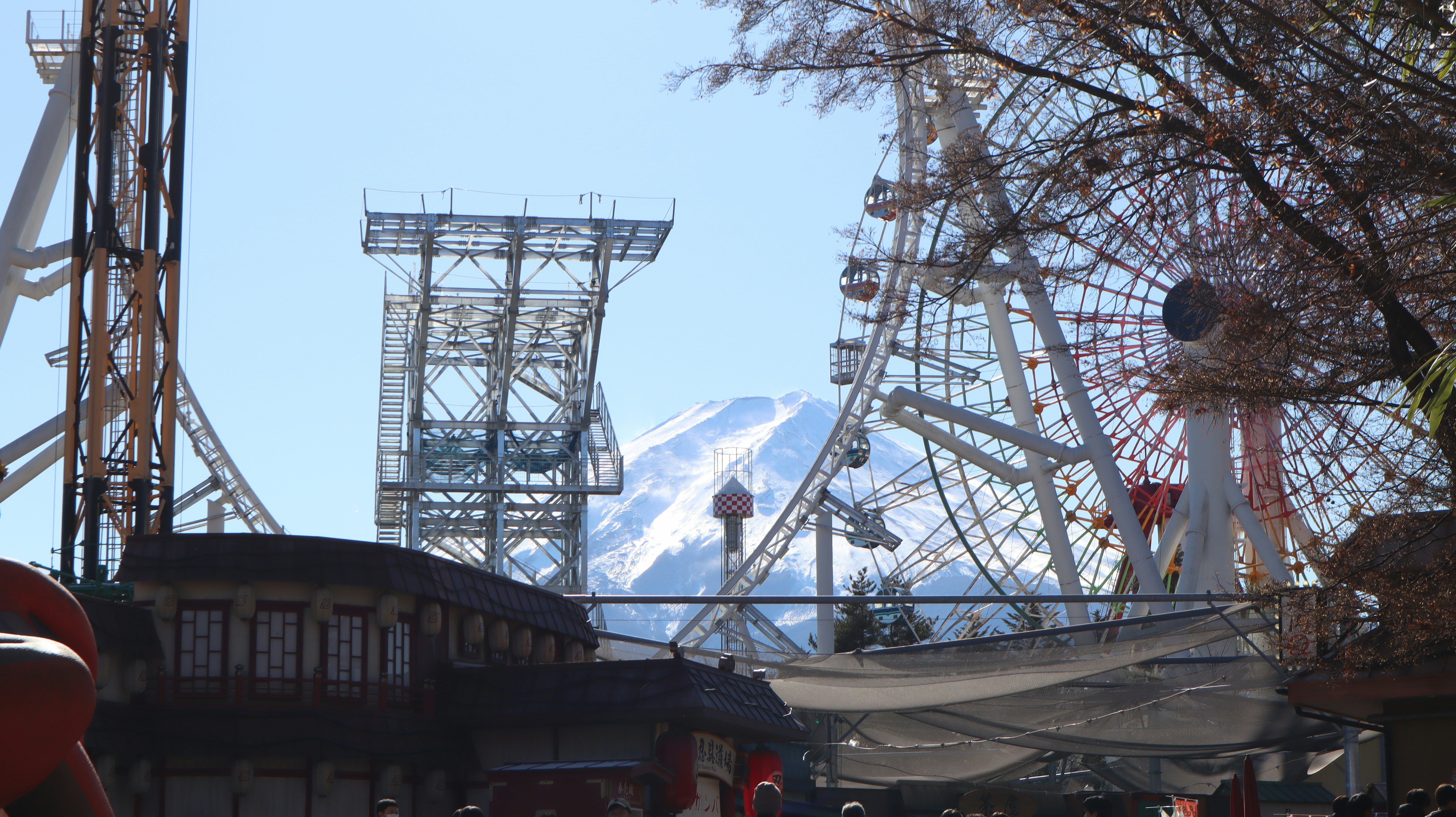 The Skyline of Steel: A Mountain Side Theme Park Under Construction