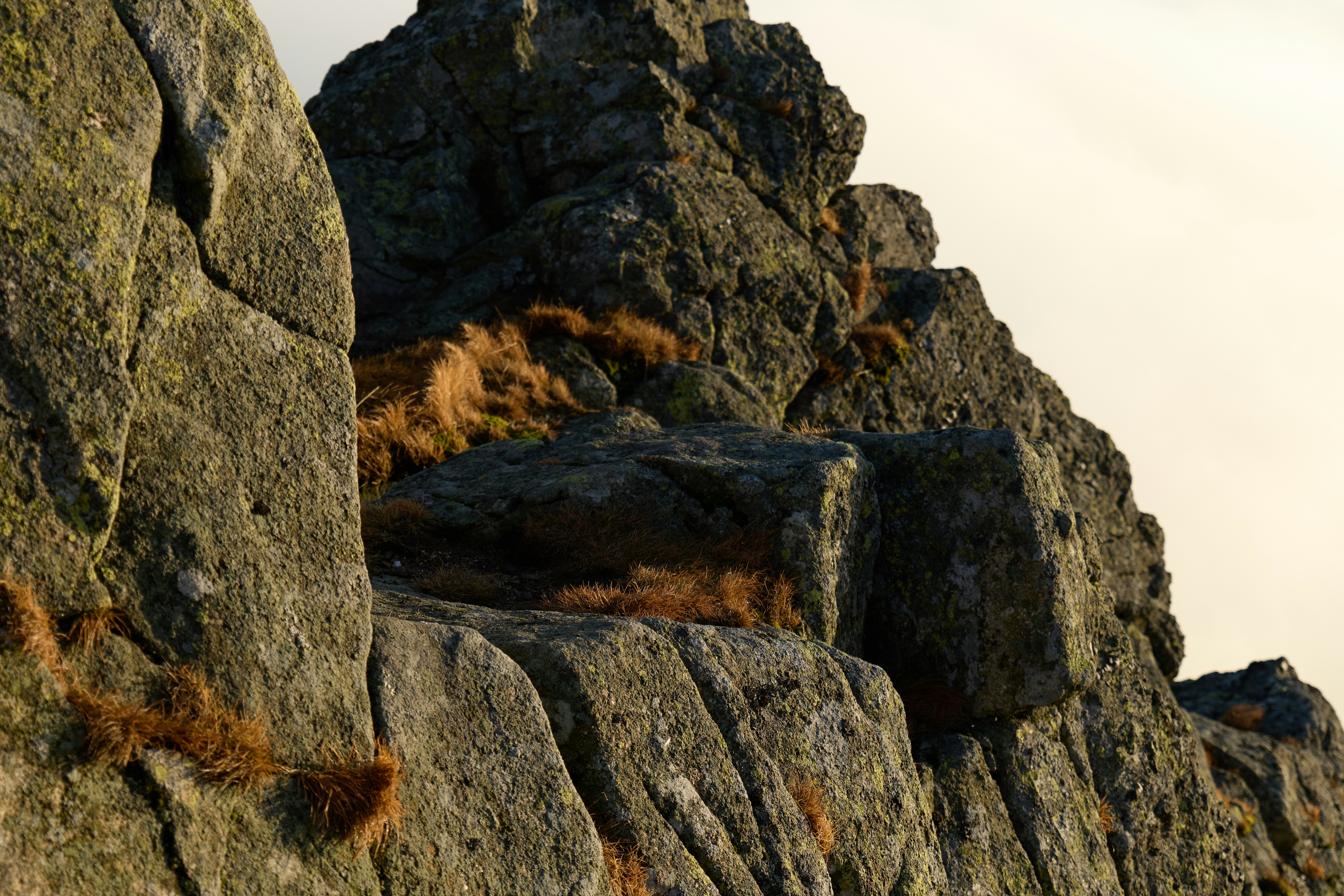 Stone Stairway to Ridge Light